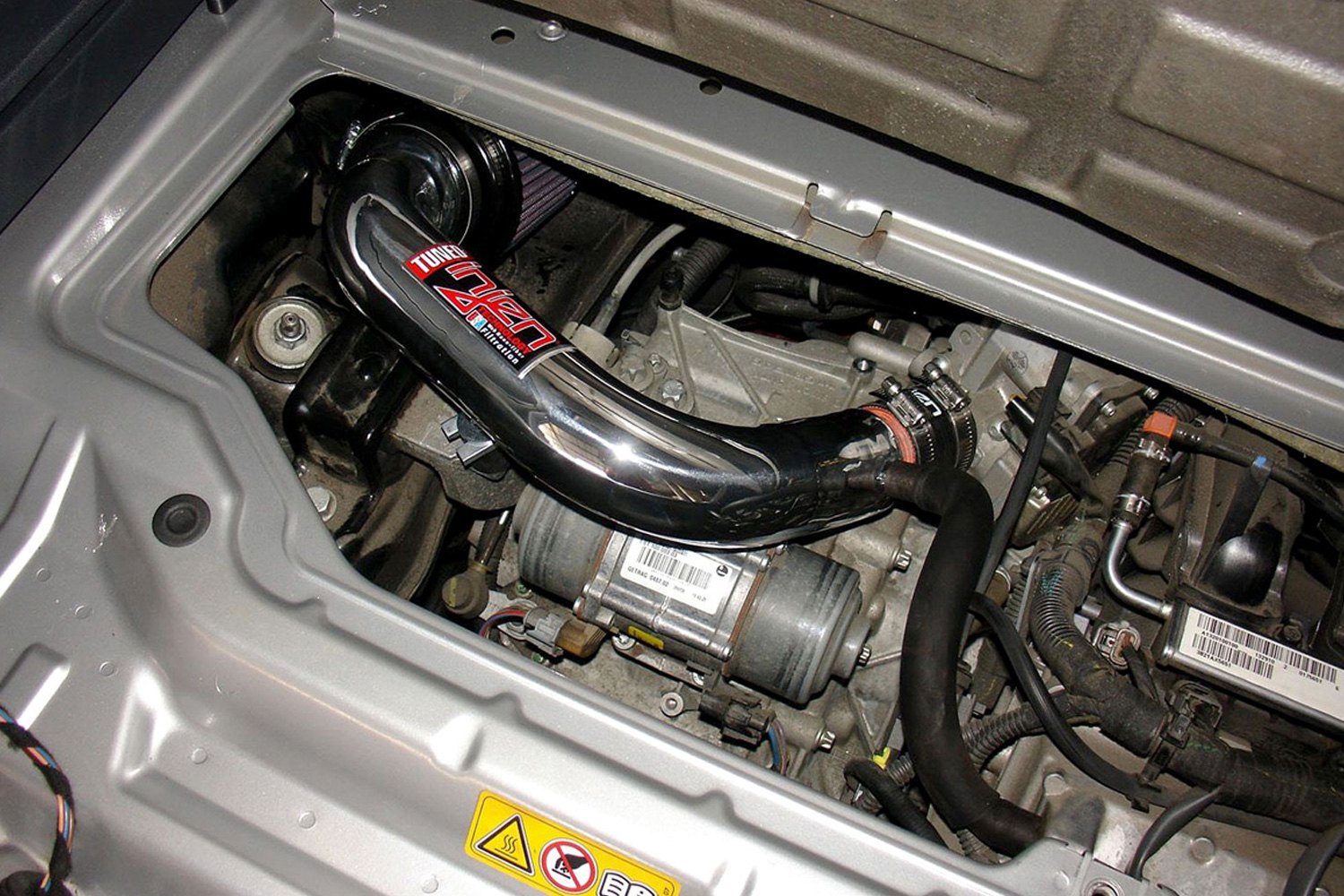 Injen® SP1000BLK - SP Series Polished Black Short Ram Air Intake System ...