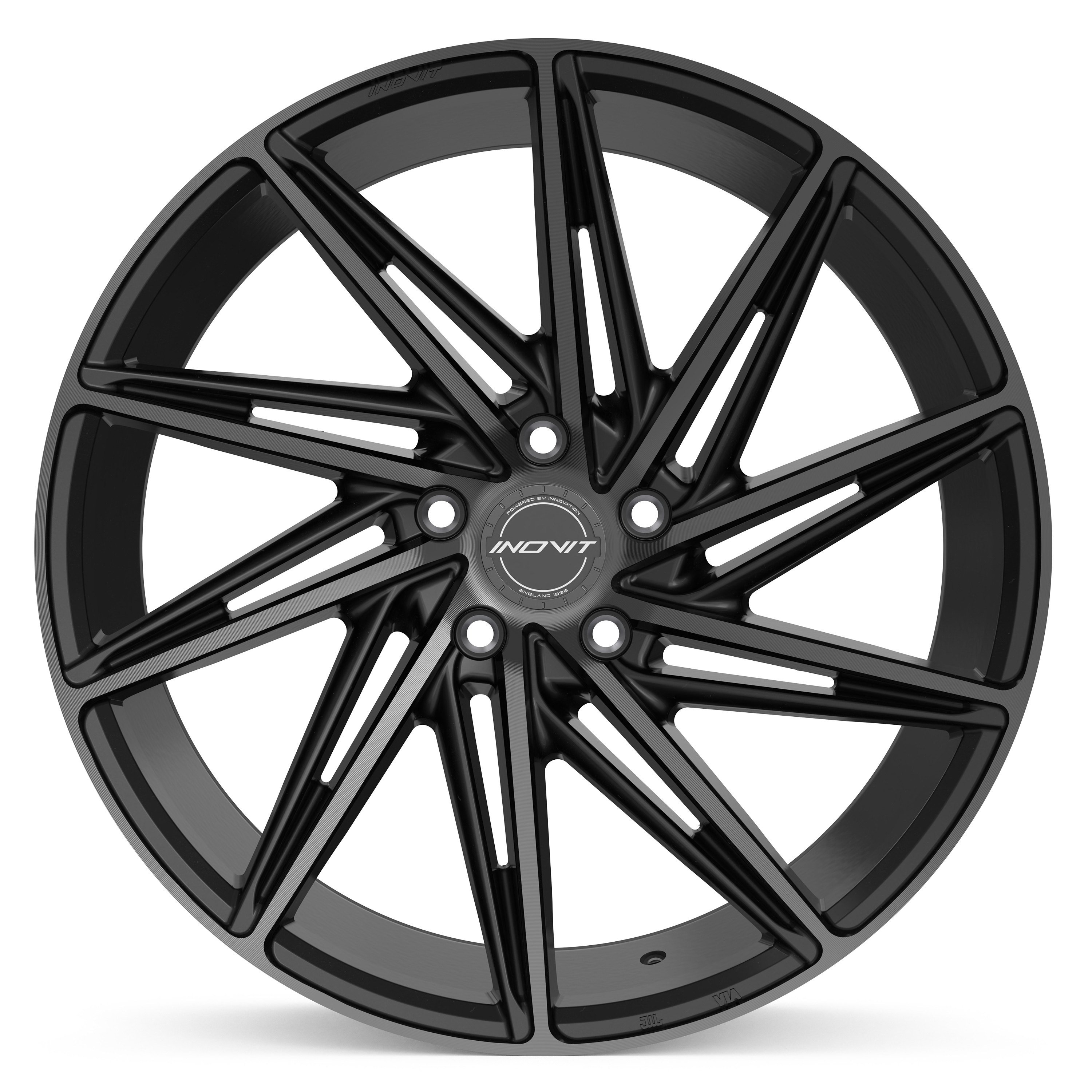 INOVIT® YSM-059 TURBINE II Wheels - Black with Machined Face and Milled ...