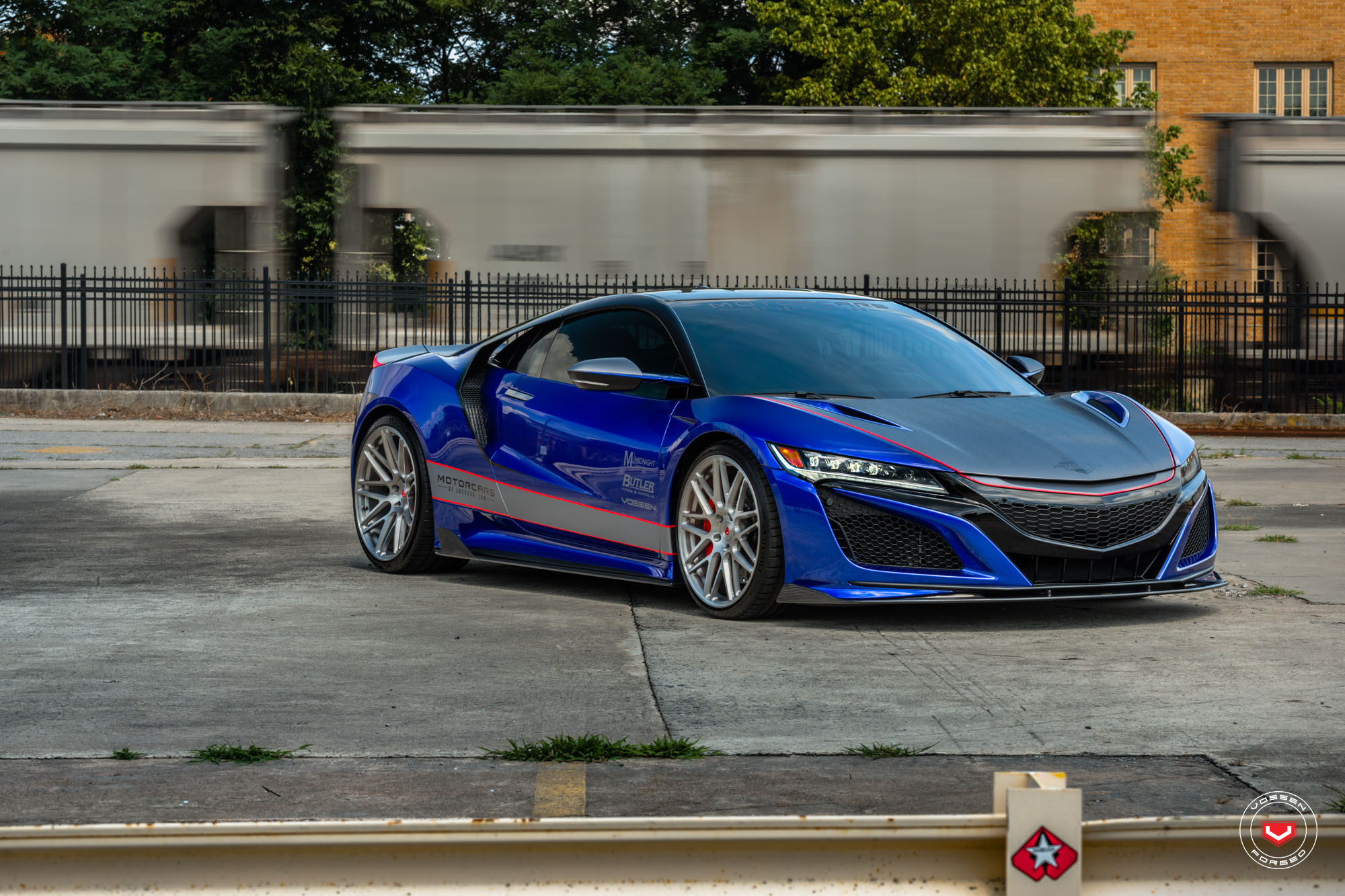 Glossy Blue Acura NSX Benefits from Contrasting Body Accents and Custom ...