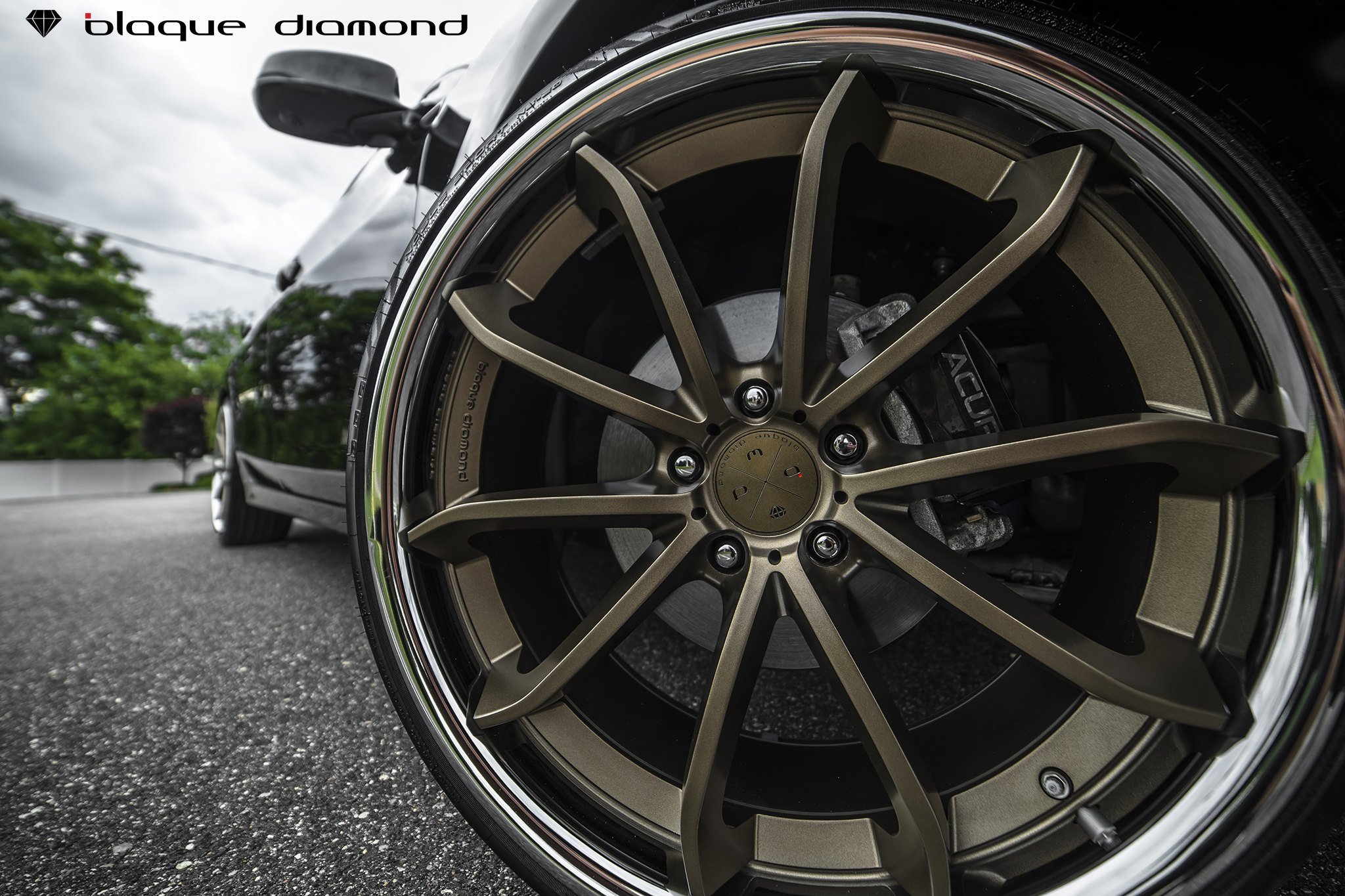 Blaque Diamond Rims Beautifying Black Acura RLX | CARiD.com Gallery