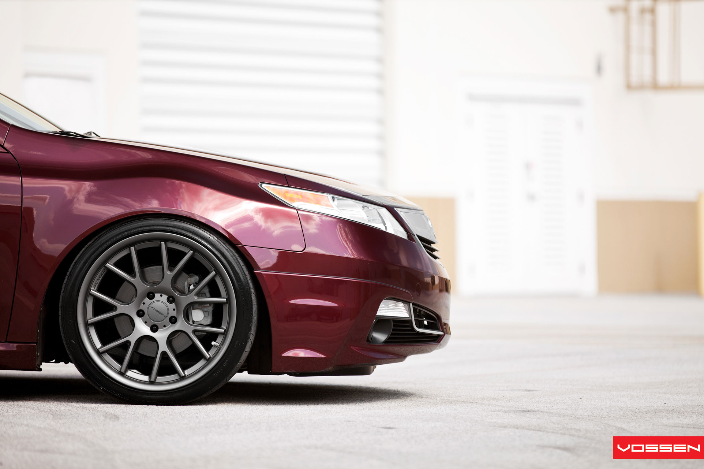 2012 Acura Tl Vossen 19" Vossen VFS 1 Silver 19x8.5 19x9.5 Forged