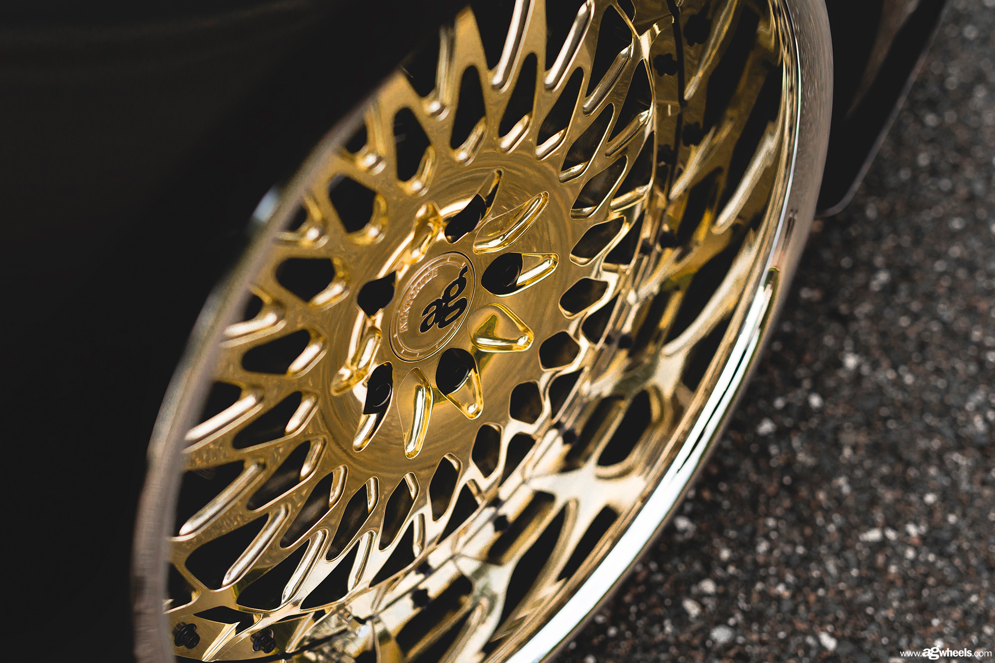 VIP-Style Slammed Acura TLX on Gold Plated Custom Wheels | CARiD.com ...