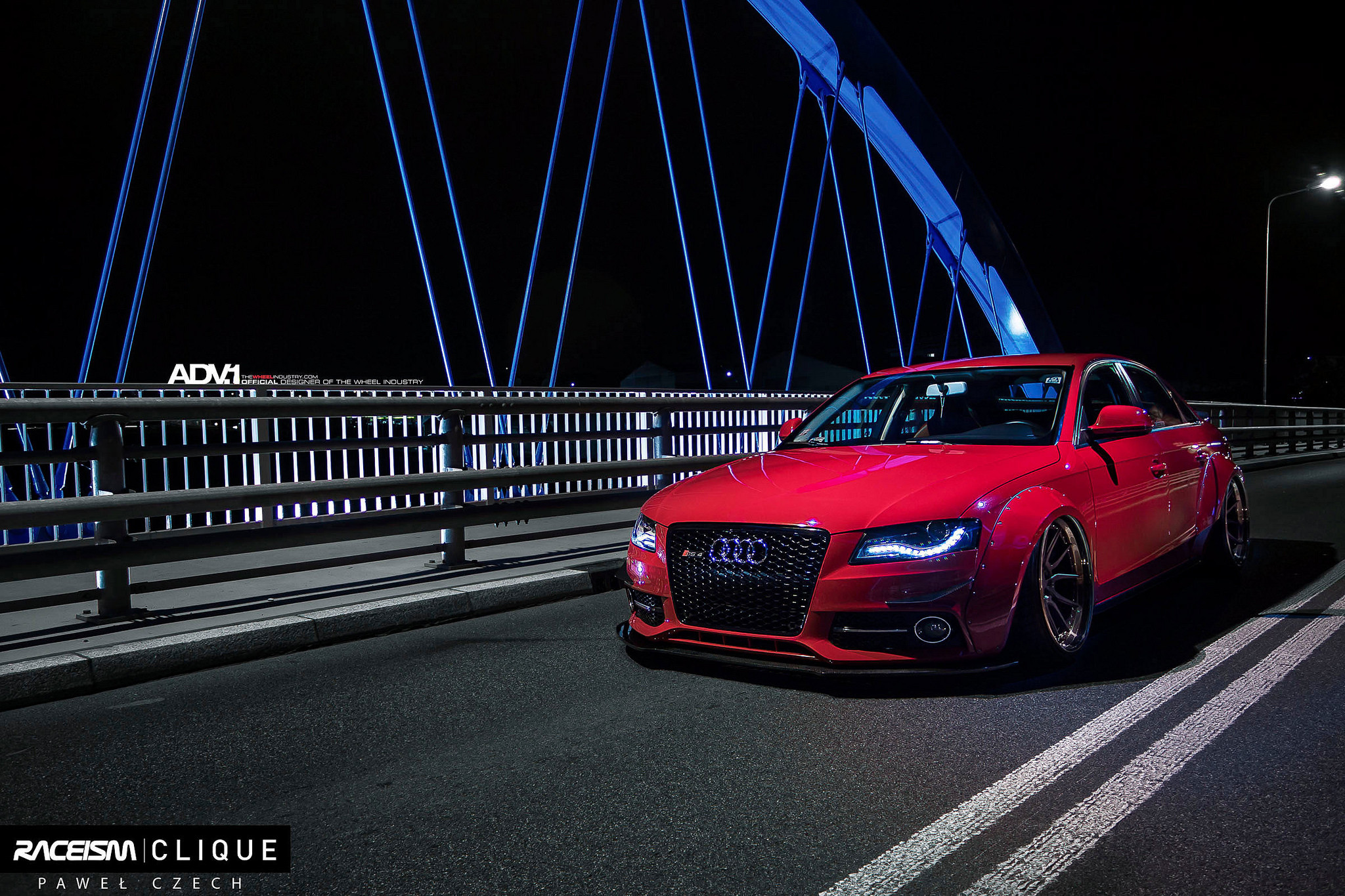 Slammed Widebody Audi A4 on ADV.1 Wheels and Air Suspension by Raceism ...