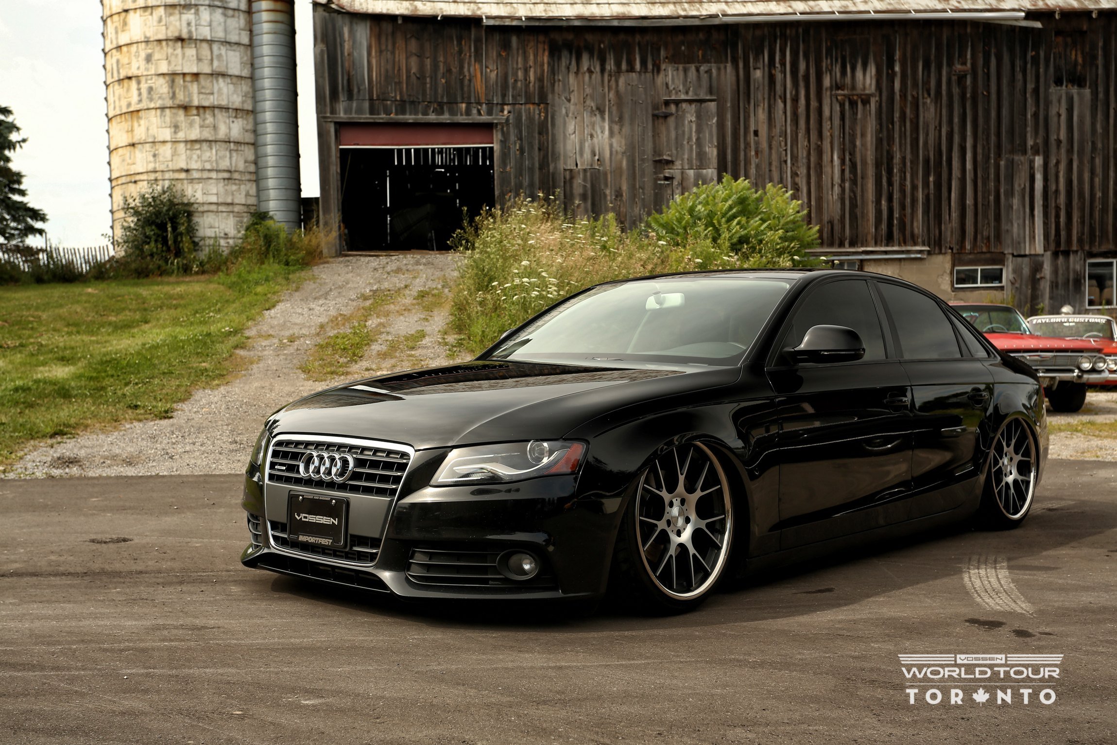 Custom Vossen Forged Wheels Beautify Black Audi A4 | CARiD.com Gallery