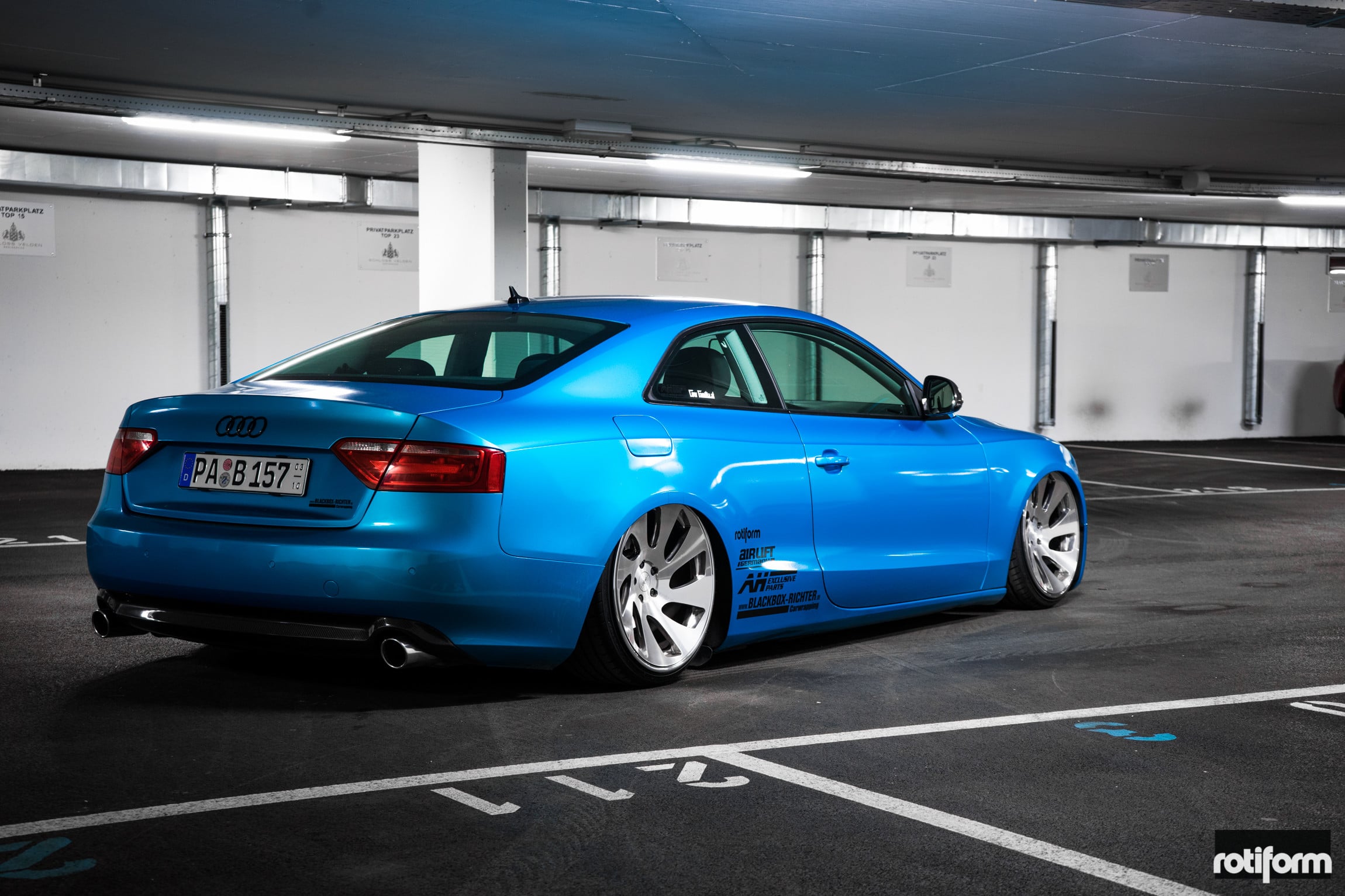 Breathtaking Audi A5 Stanced Out WIth Rotiform Modular Monoblock Wheels ...