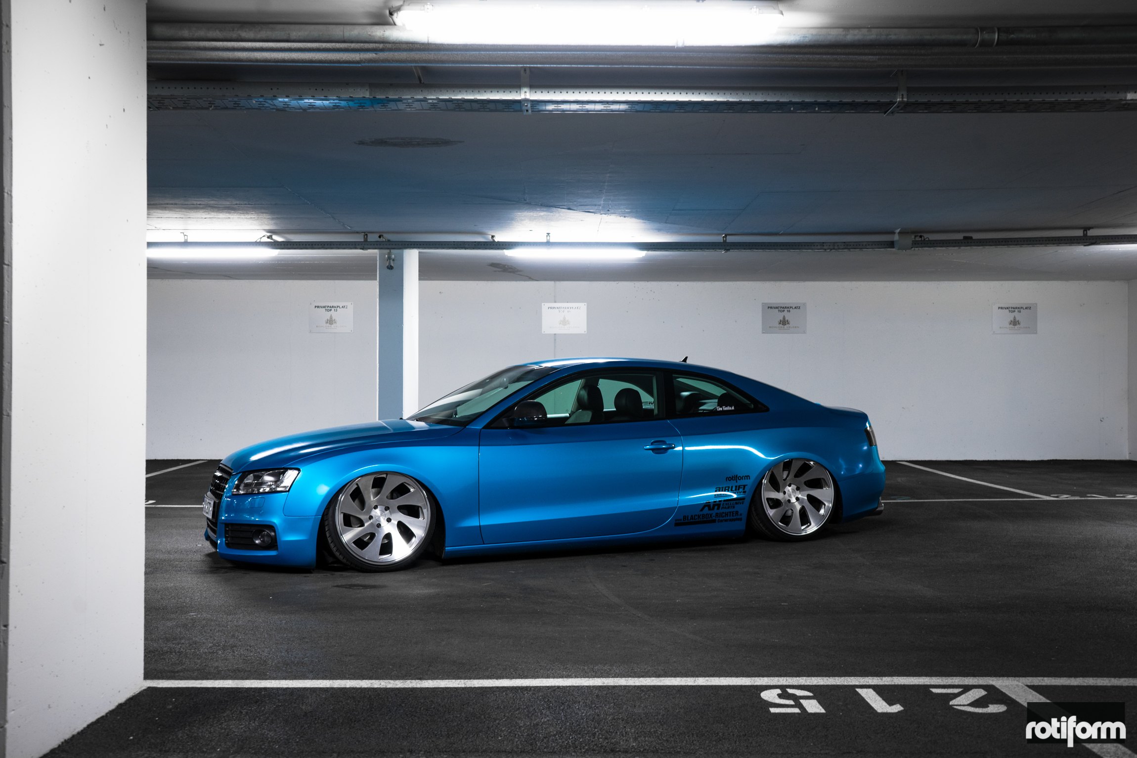 Breathtaking Audi A5 Stanced Out WIth Rotiform Modular Monoblock Wheels ...