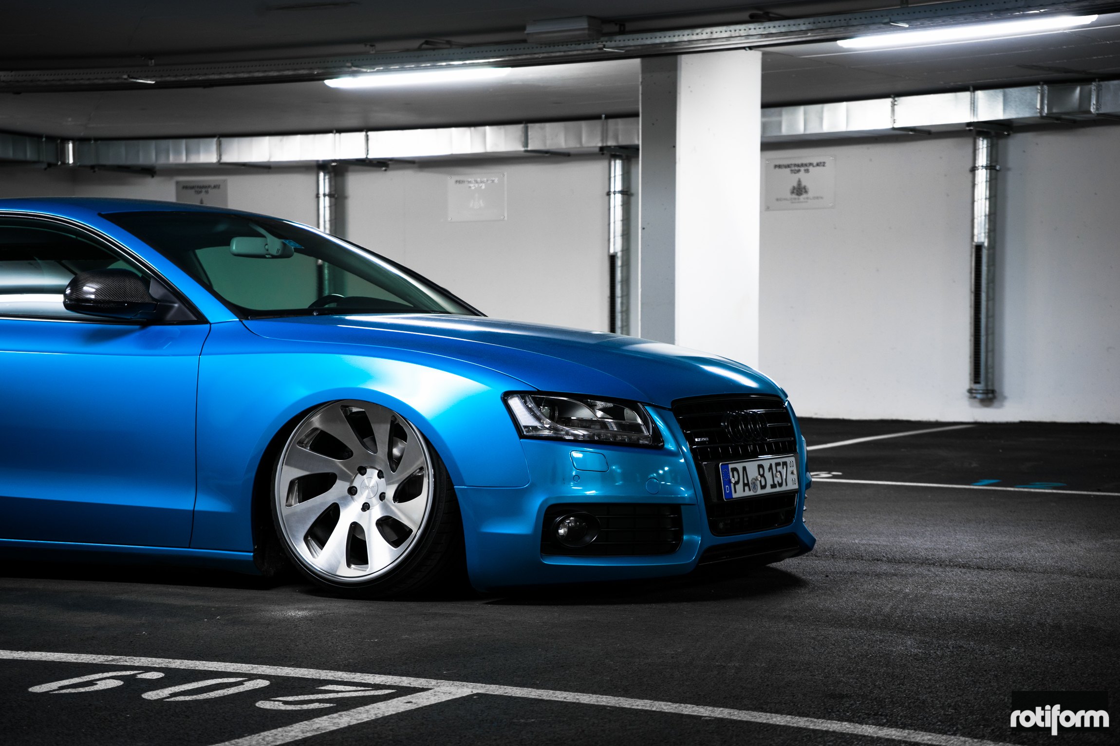 Breathtaking Audi A5 Stanced Out WIth Rotiform Modular Monoblock Wheels ...
