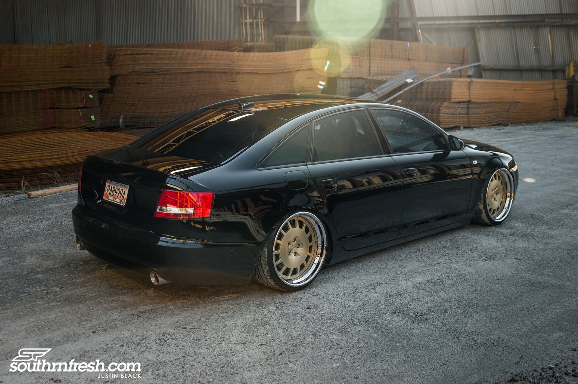 Stance Is Everything: Black Audi A6 with Custom Parts | CARiD.com Gallery