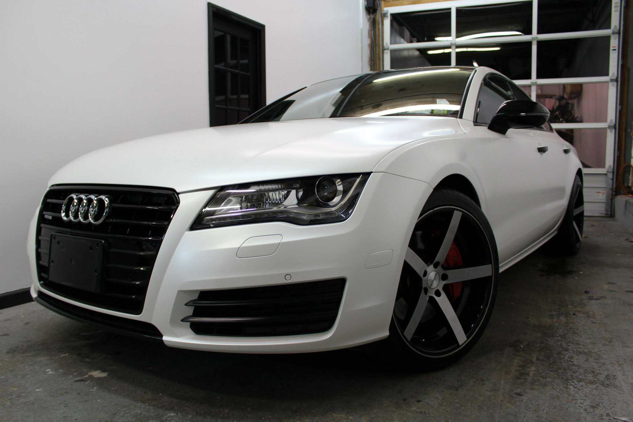 Avalanche of Affluence: Customized White Audi A7 | CARiD.com Gallery