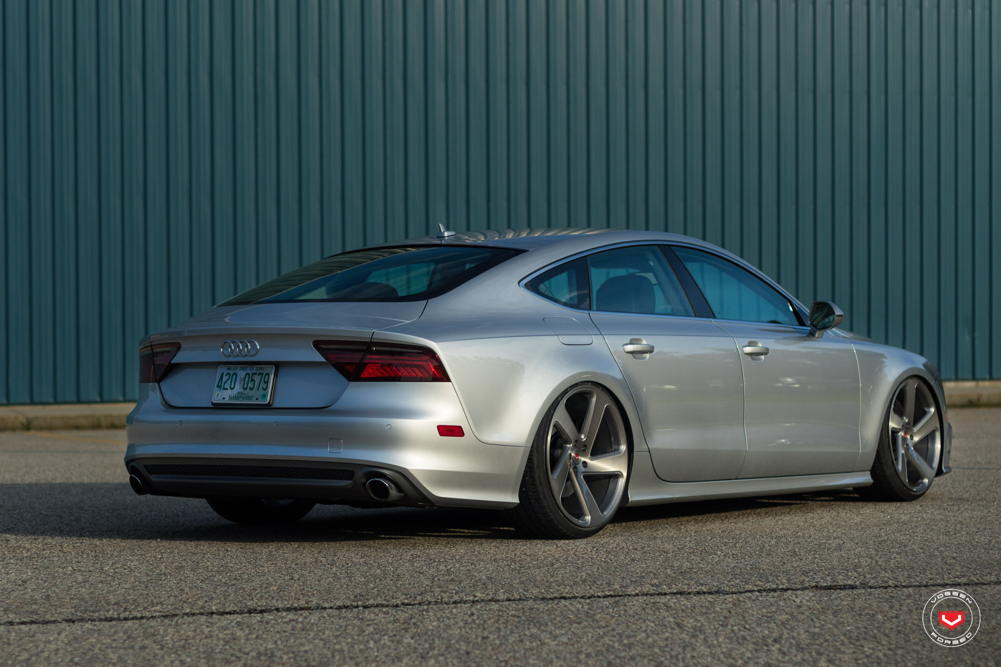 Gray Pearl: Audi A7 Fitted with Front Bumper and Fog Lights | CARiD.com ...