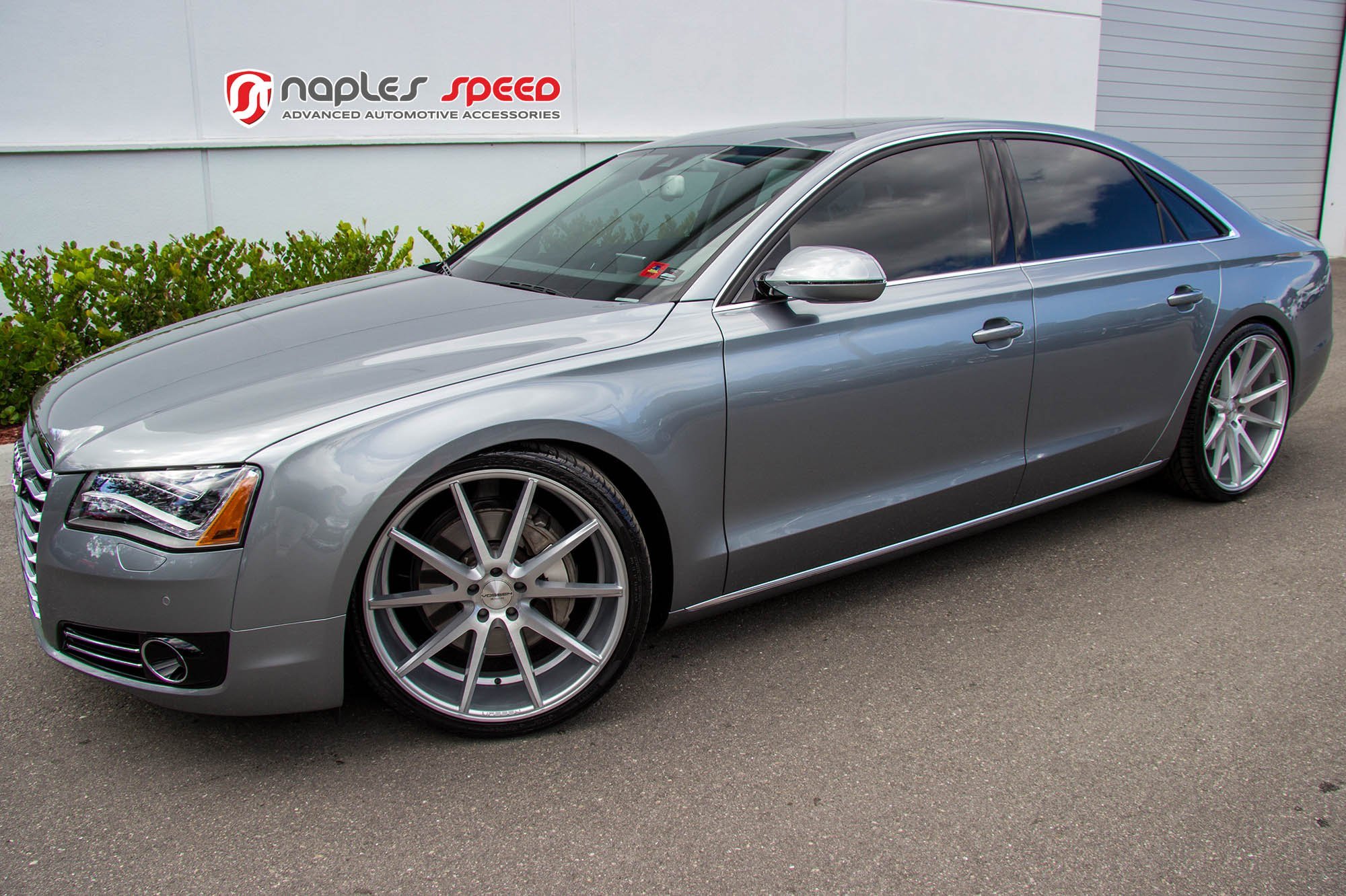 Custom Audi A8 Boasting Chrome Elements | CARiD.com Gallery