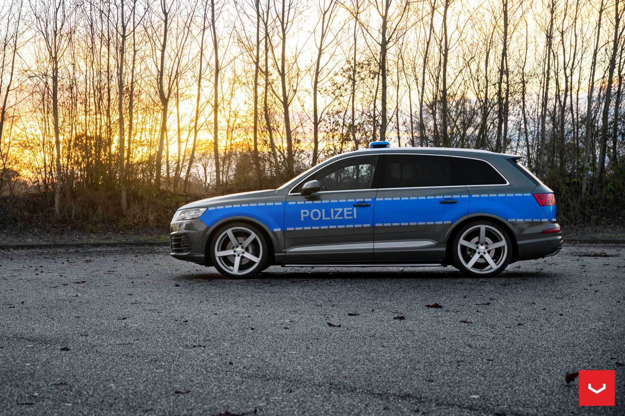 Bespoke Audi Q7 Personalized for Police Vehicle Look | CARiD.com Gallery