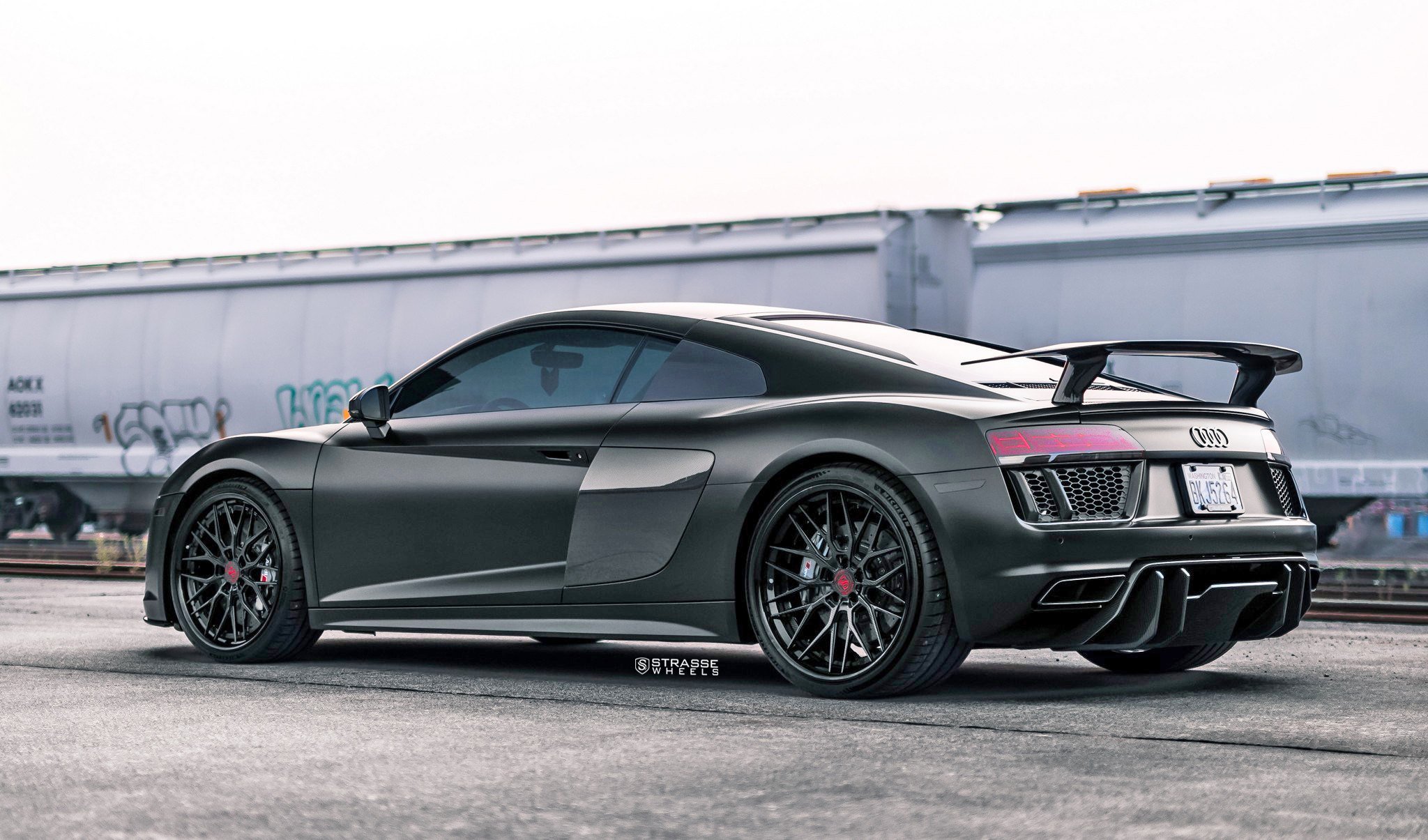 Custom Body Kit Dramatically Changes Black Audi R8 | CARiD.com Gallery