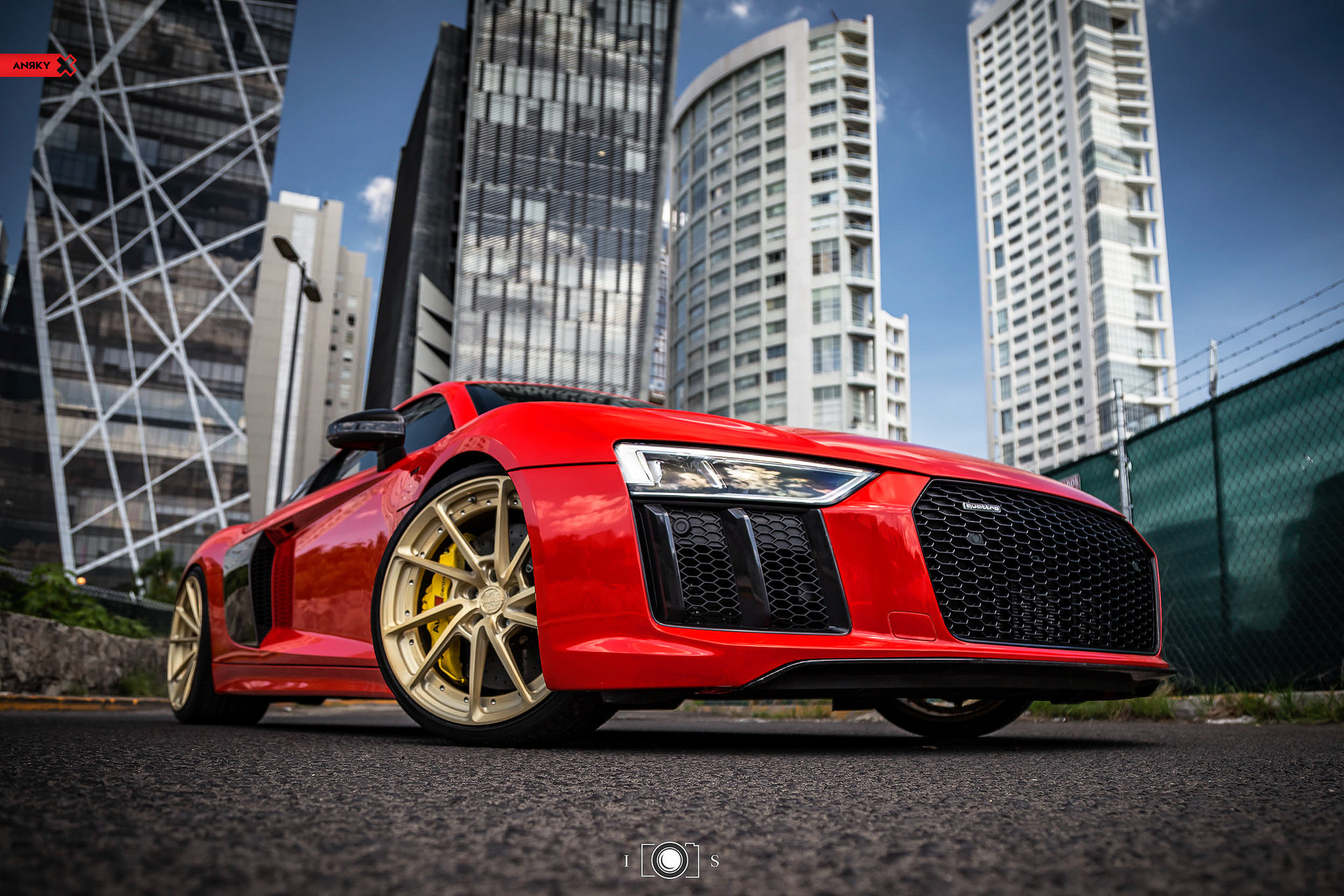 Red Audi R8 Quattro Gets Contrasting Black Accents and Racy Look ...