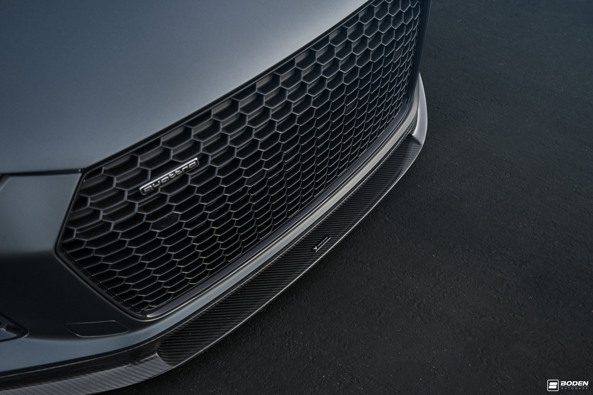 Matte Black Audi R8 Gets a Touch of Style with Red Elements | CARiD.com ...