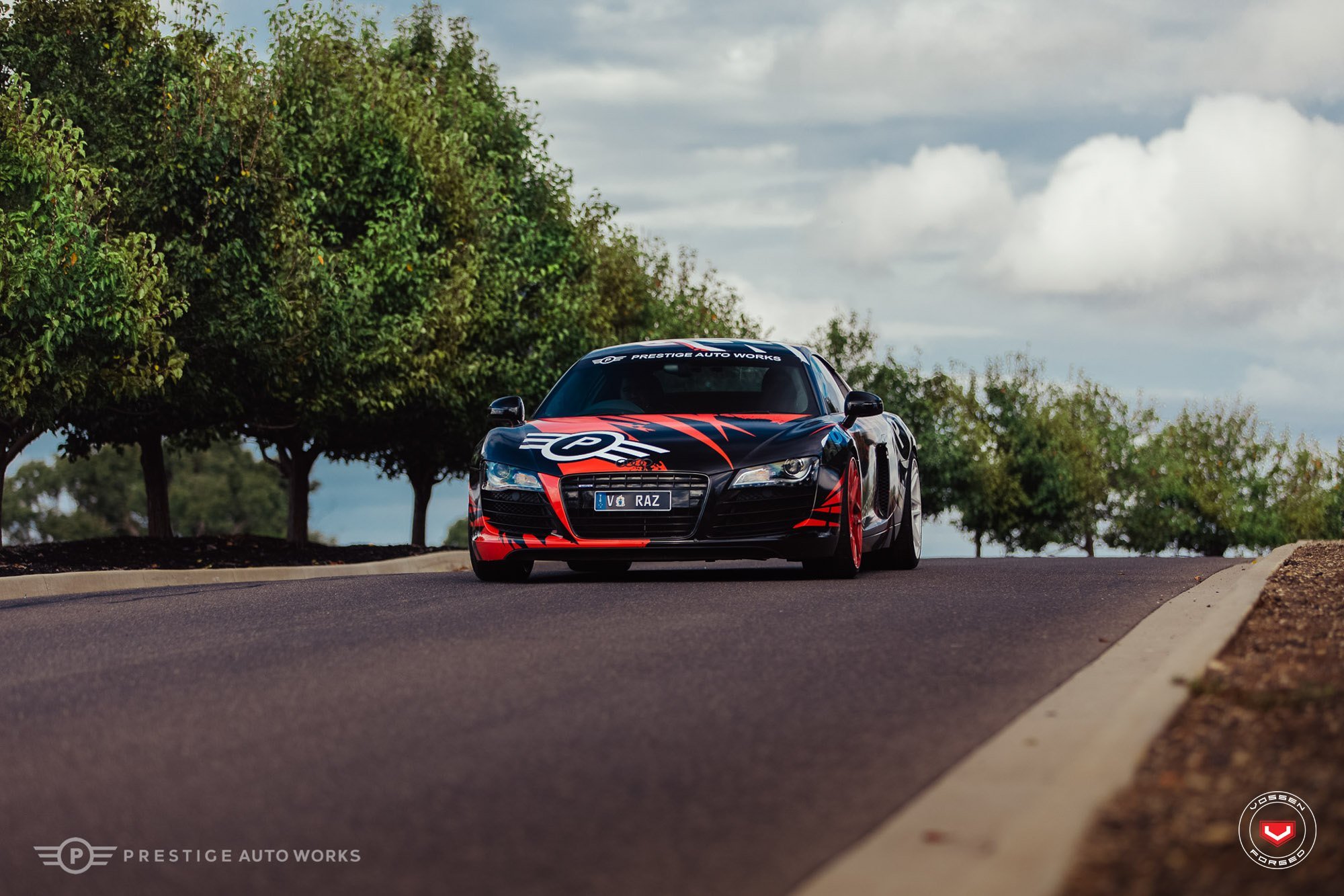 Thrilling Custom Painted Debadged Audi R8 | CARiD.com Gallery