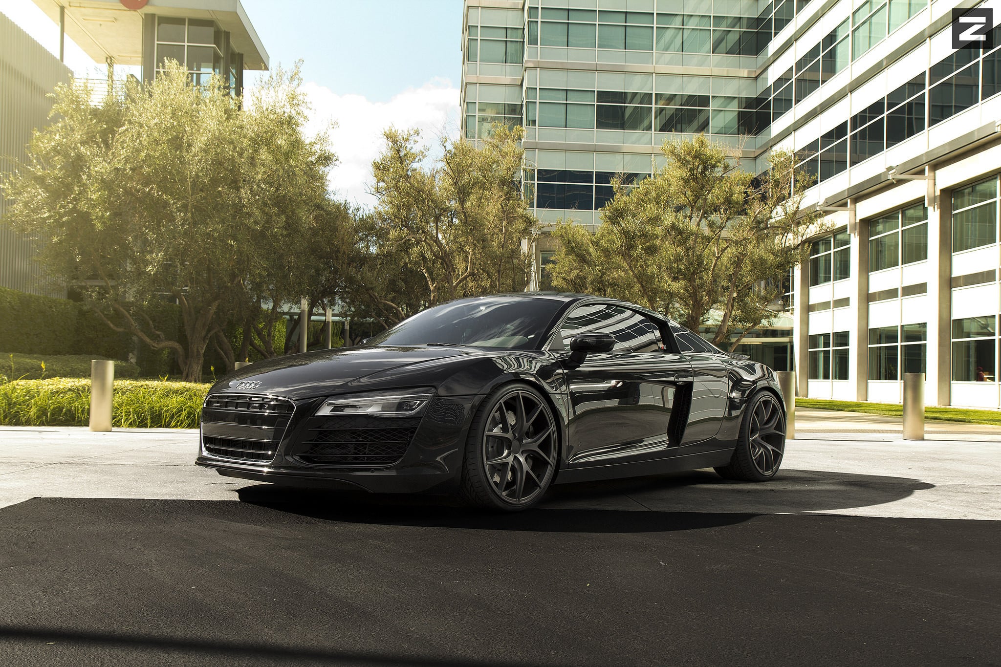 Illest Murdered Out Audi R8 Boastinig Carbon Fiber | CARiD.com Gallery