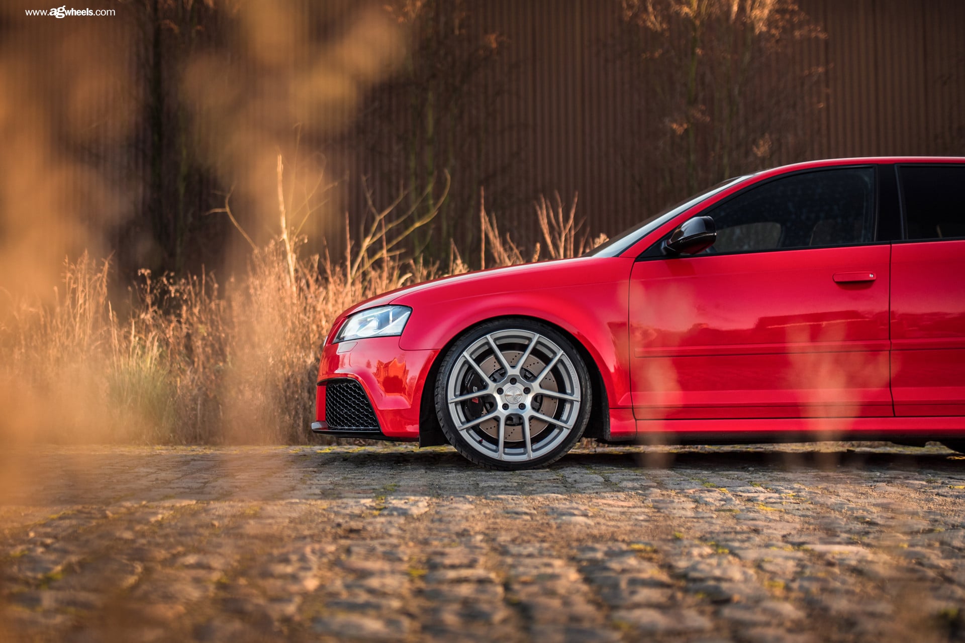 Tuned Red Audi S3 Wearing Blacked Out Grille | CARiD.com Gallery