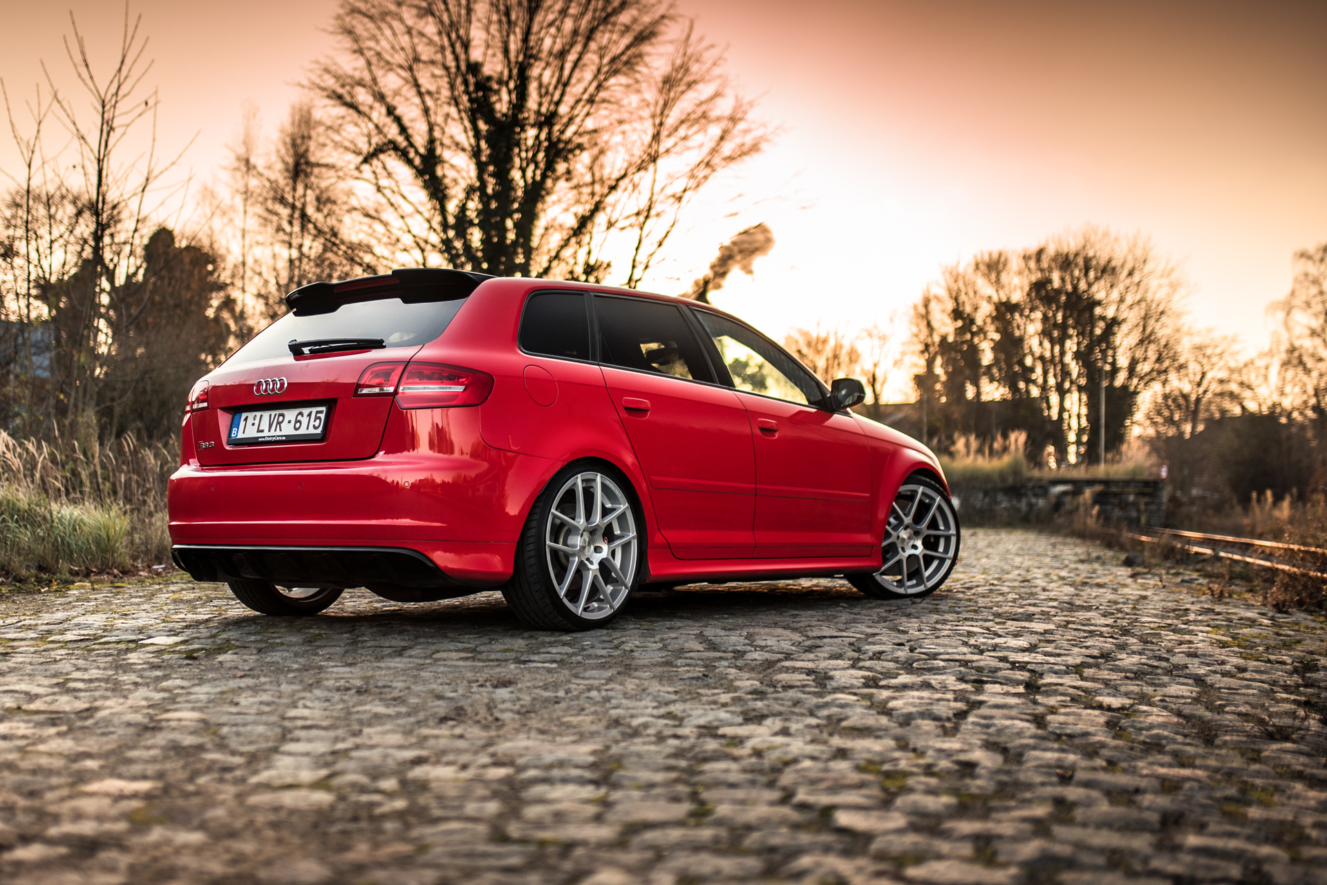 Tuned Red Audi S3 Wearing Blacked Out Grille | CARiD.com Gallery