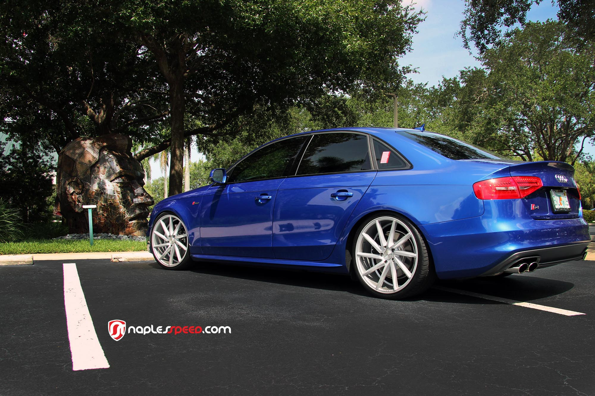 Blue Audi S4 Customized for Impoved Aerodynamics | CARiD.com Gallery