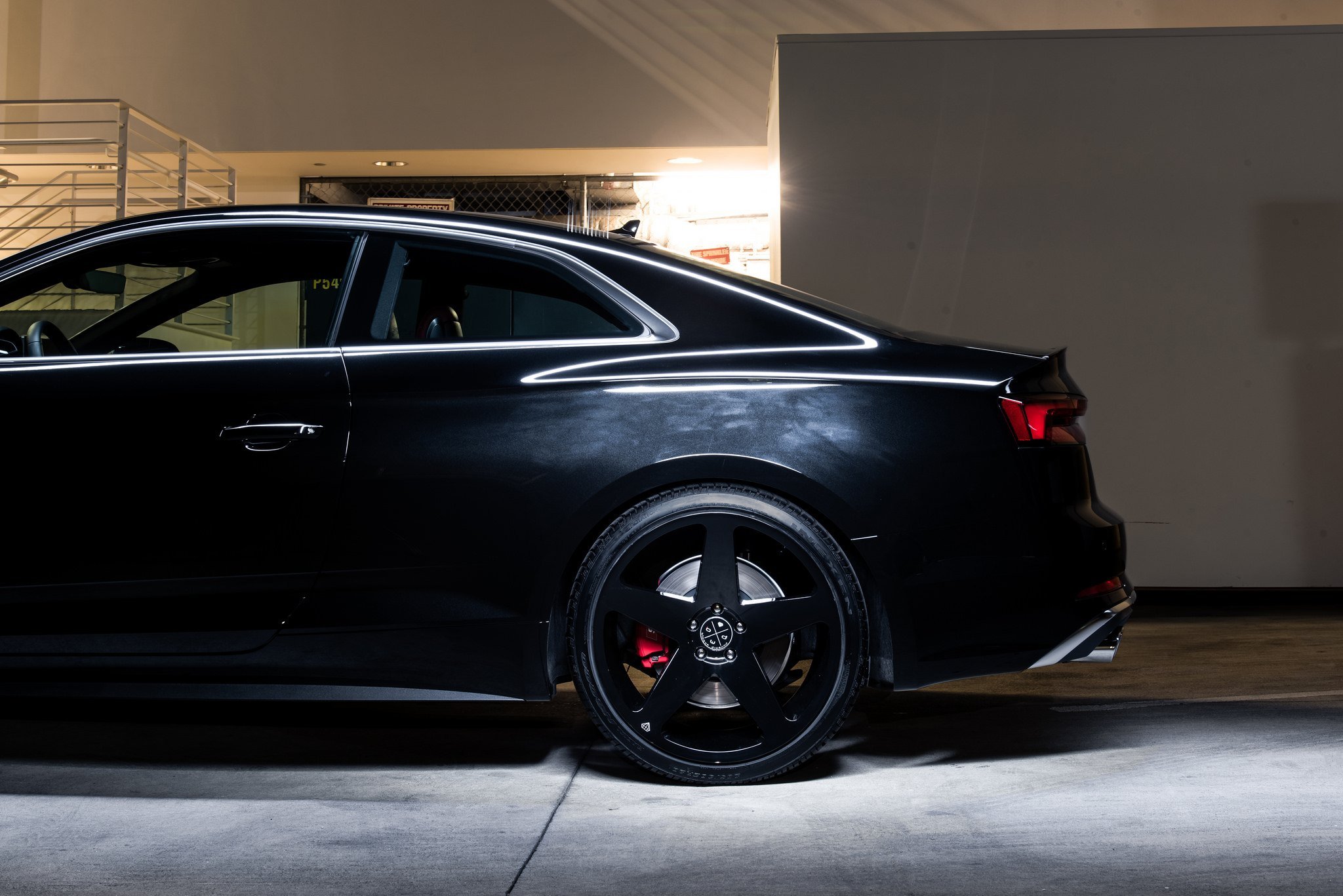 Custom Black Audi S5 on Blaque Diamond Rims Wrapped in Nexen Tires ...