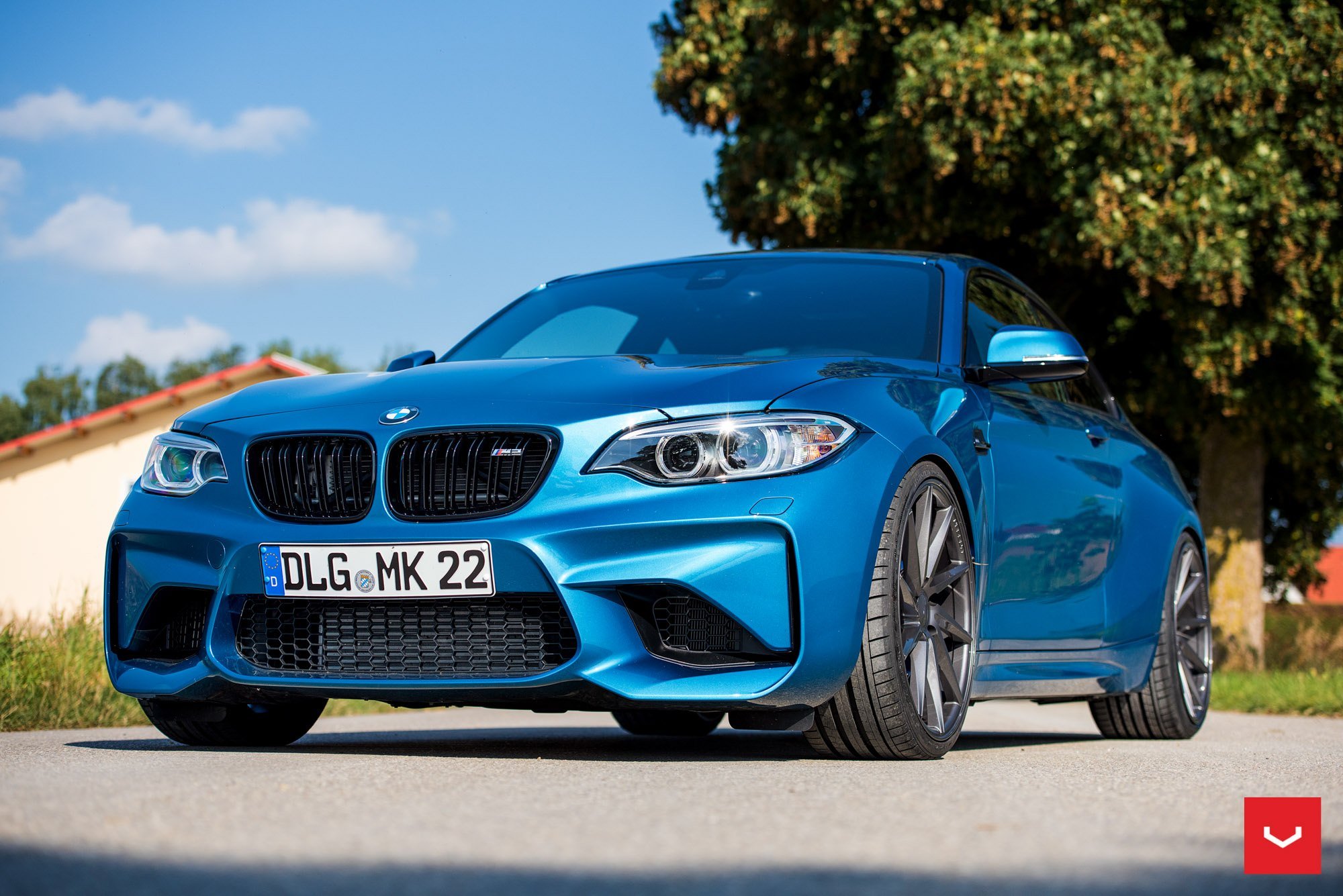 Bespoke Blue BMW M2 Treated to Carbon Fiber and Custom Rims | CARiD.com ...