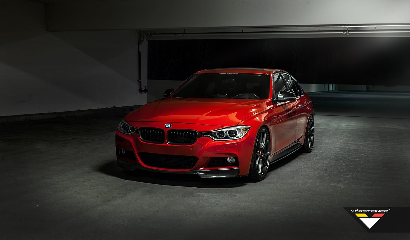 Candy Red BMW 3-Series Spiffed Up with Multiple Custom Parts | CARiD ...