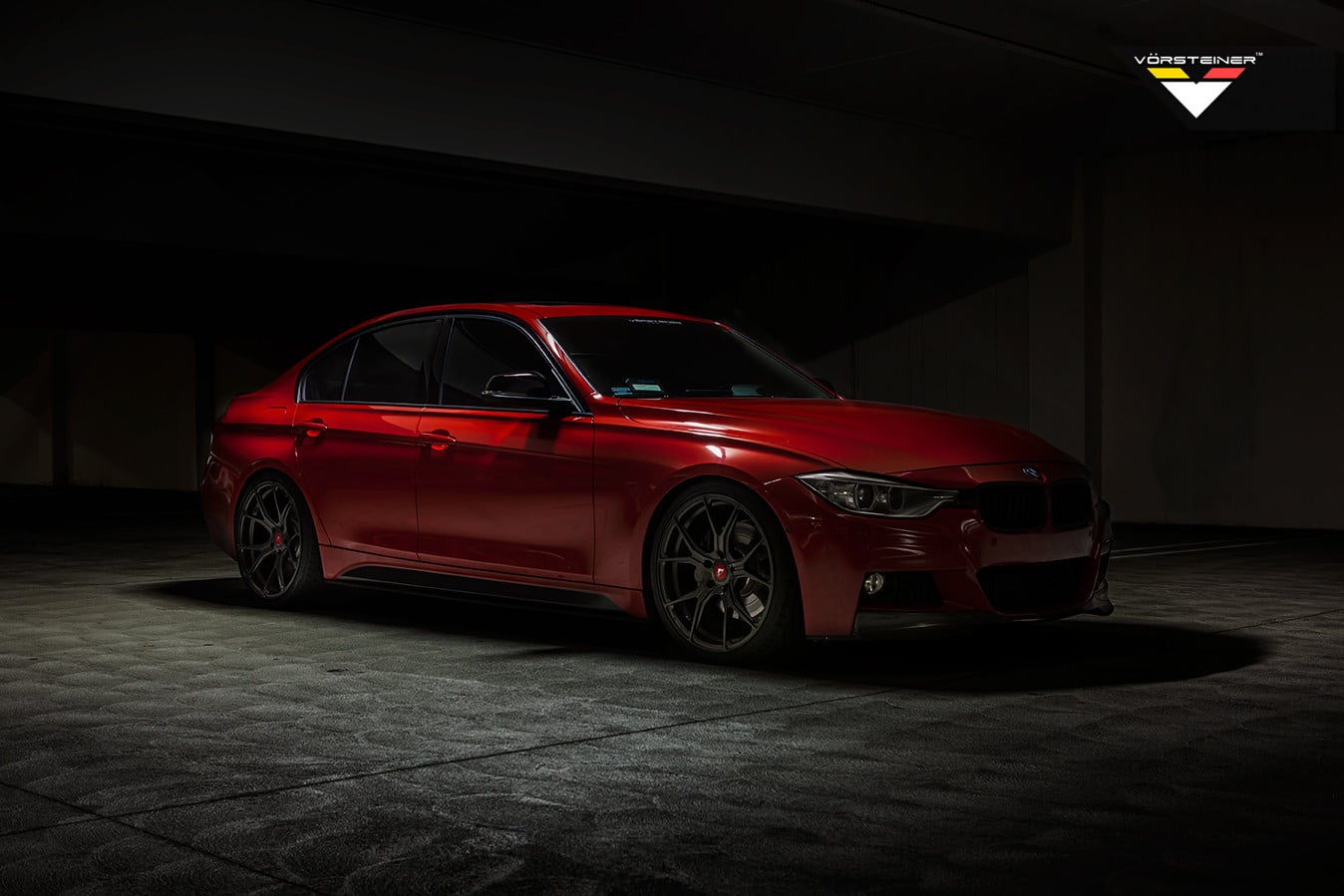 Candy Red BMW 3-Series Spiffed Up with Multiple Custom Parts | CARiD ...