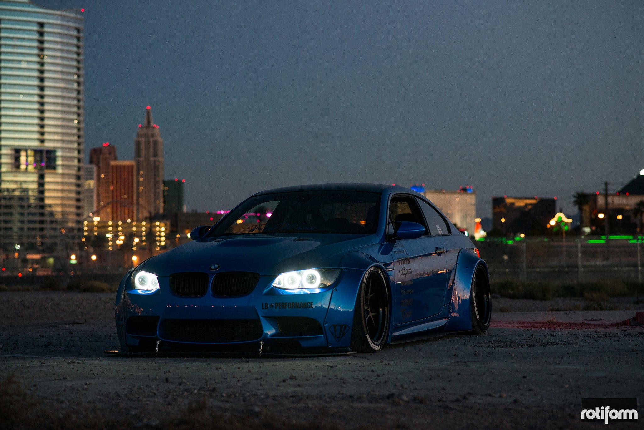 Liberty Walk BMW M3 E92 With Rotiform Sport Wheels | CARiD.com Gallery