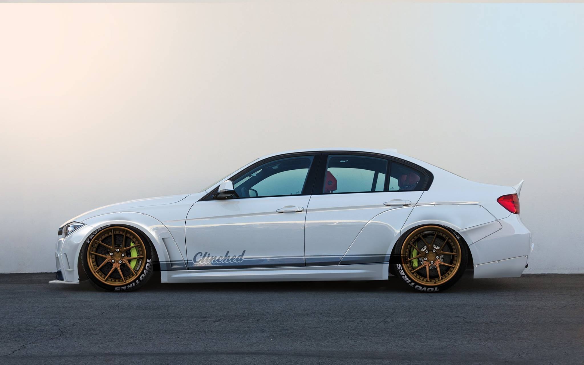 Stanced and Awesome: White BMW 3-Series Fitted with Toyo Tires | CARiD ...