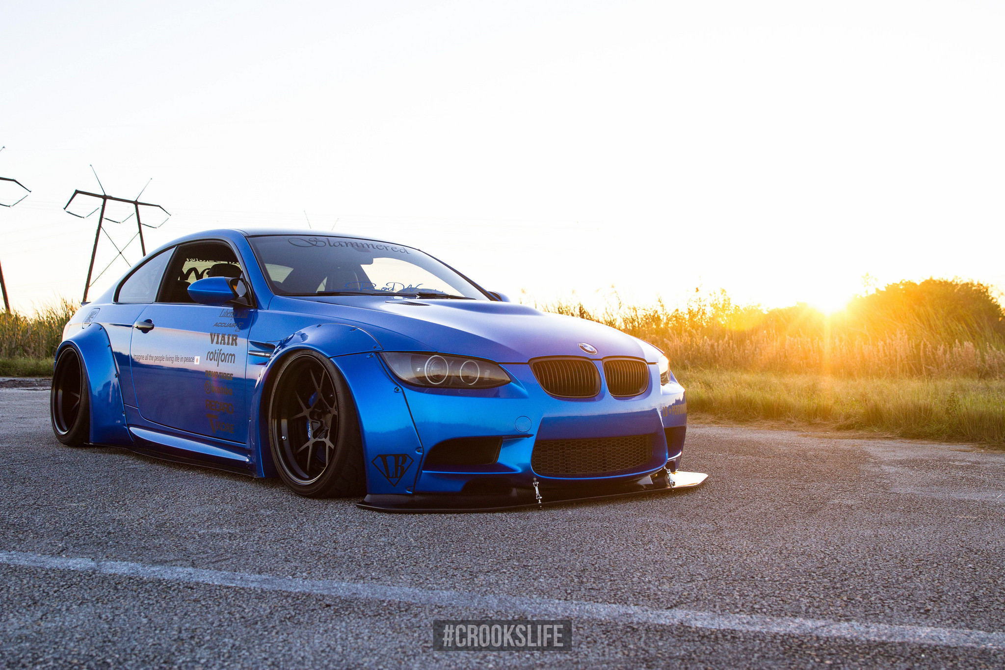 Royal Blue Stanced BMW 3 Series | CARiD.com Gallery