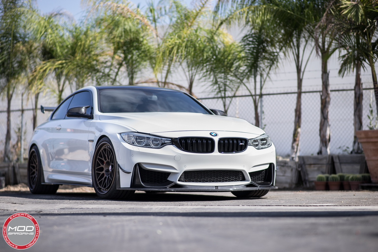 White BMW 4-Series Features Blacked Out Accents for Aggressive Look ...