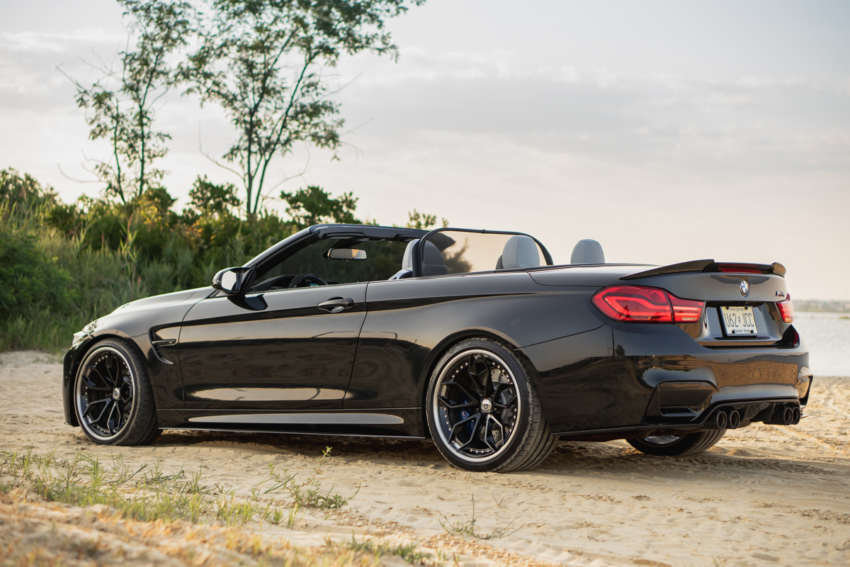 Neat BMW 4-Series Convertible Rolling on Custom HRE Wheels | CARiD.com ...