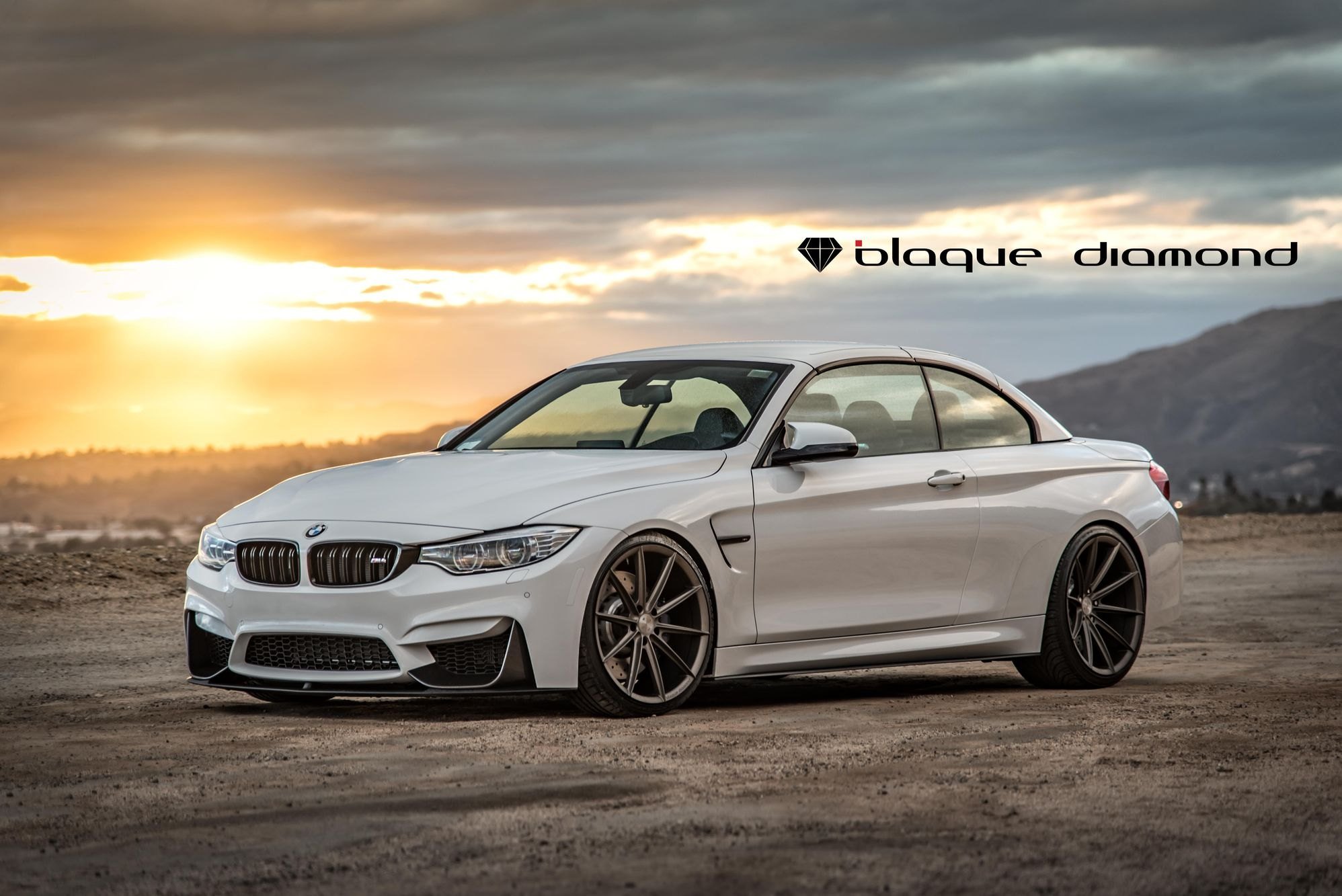 White BMW 4-Series Lowered and Put on Custom Wheels | CARiD.com Gallery