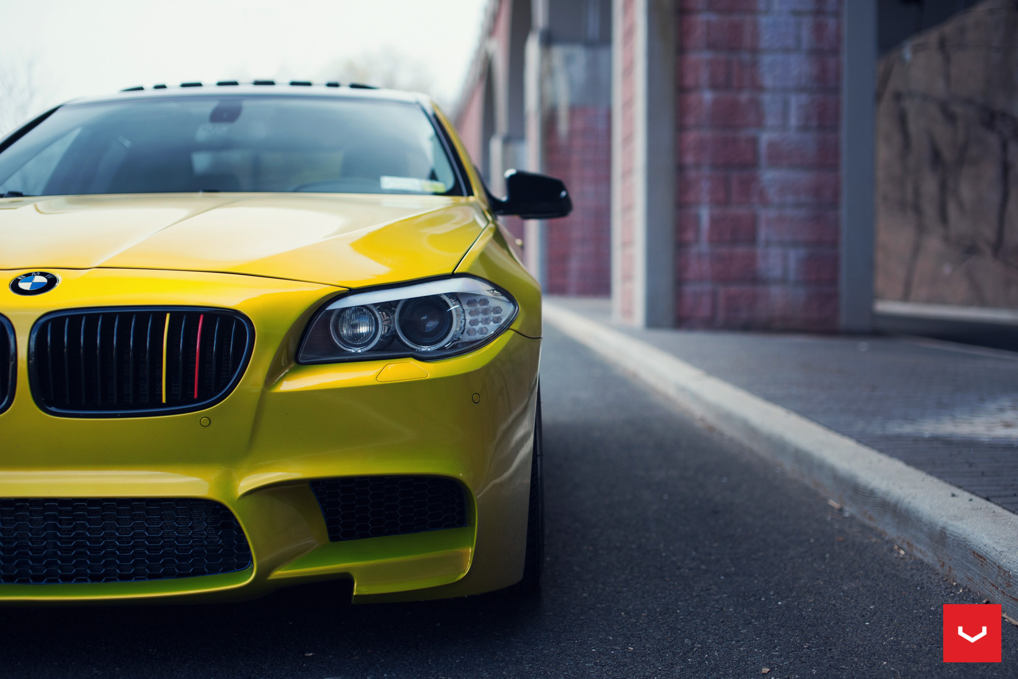 Yellow BMW 5-Series Stealing Attention Thanks to Custom Add-Ons | CARiD ...