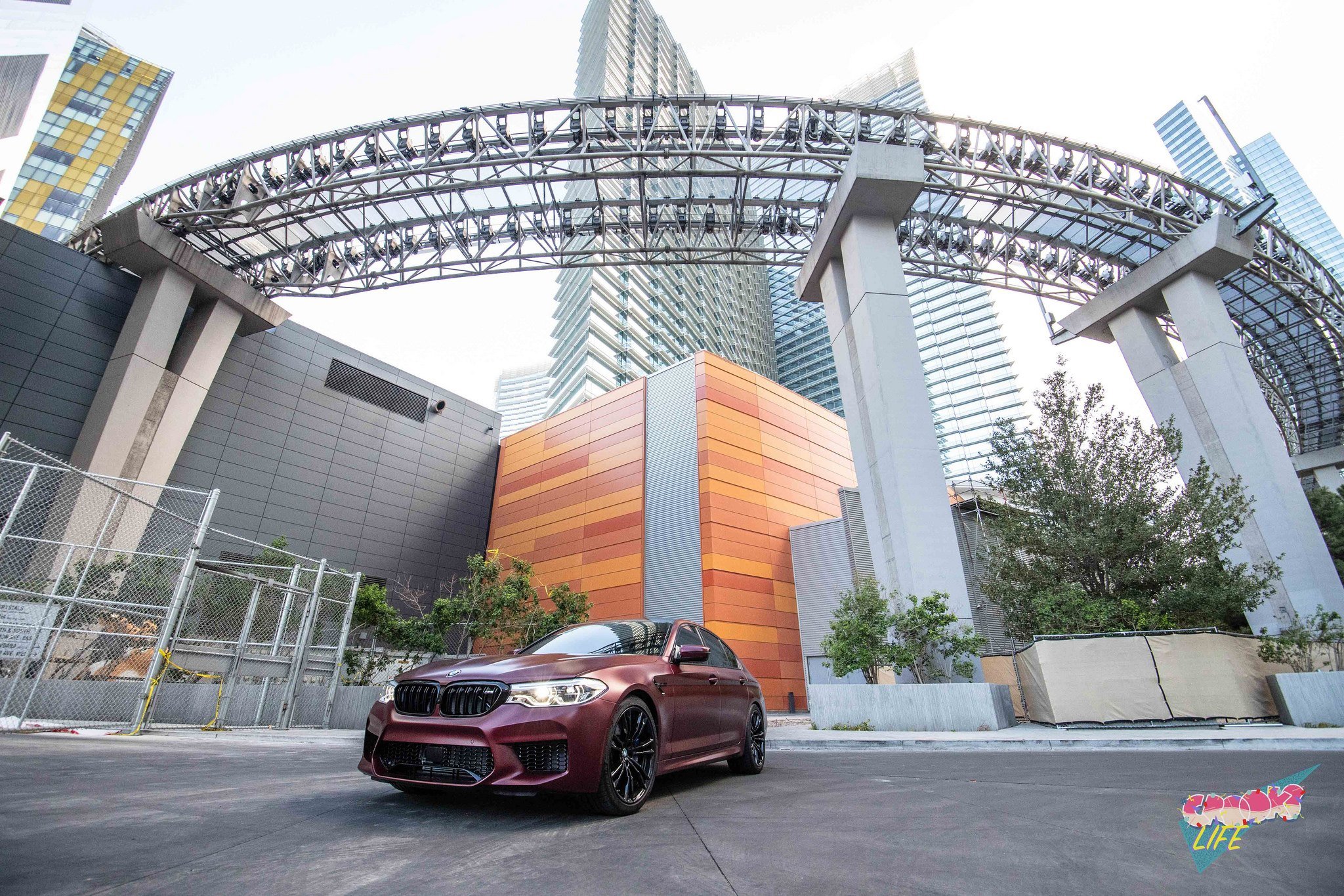 When Style Meets Performance: Cherry Red BMW 5-Series Rolling On Glossy ...