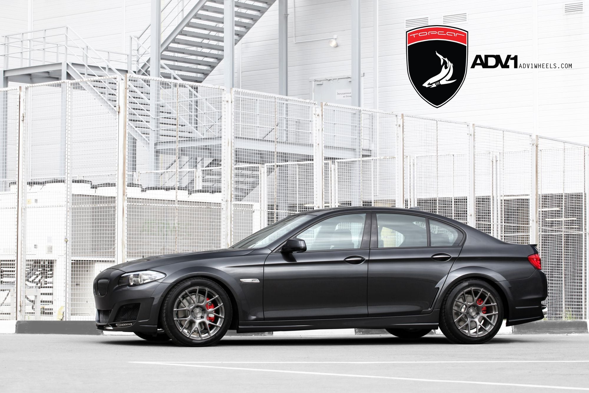 Topcar puts it's hands on BMW M5 and Fits it with ADV1 Custom Wheels ...