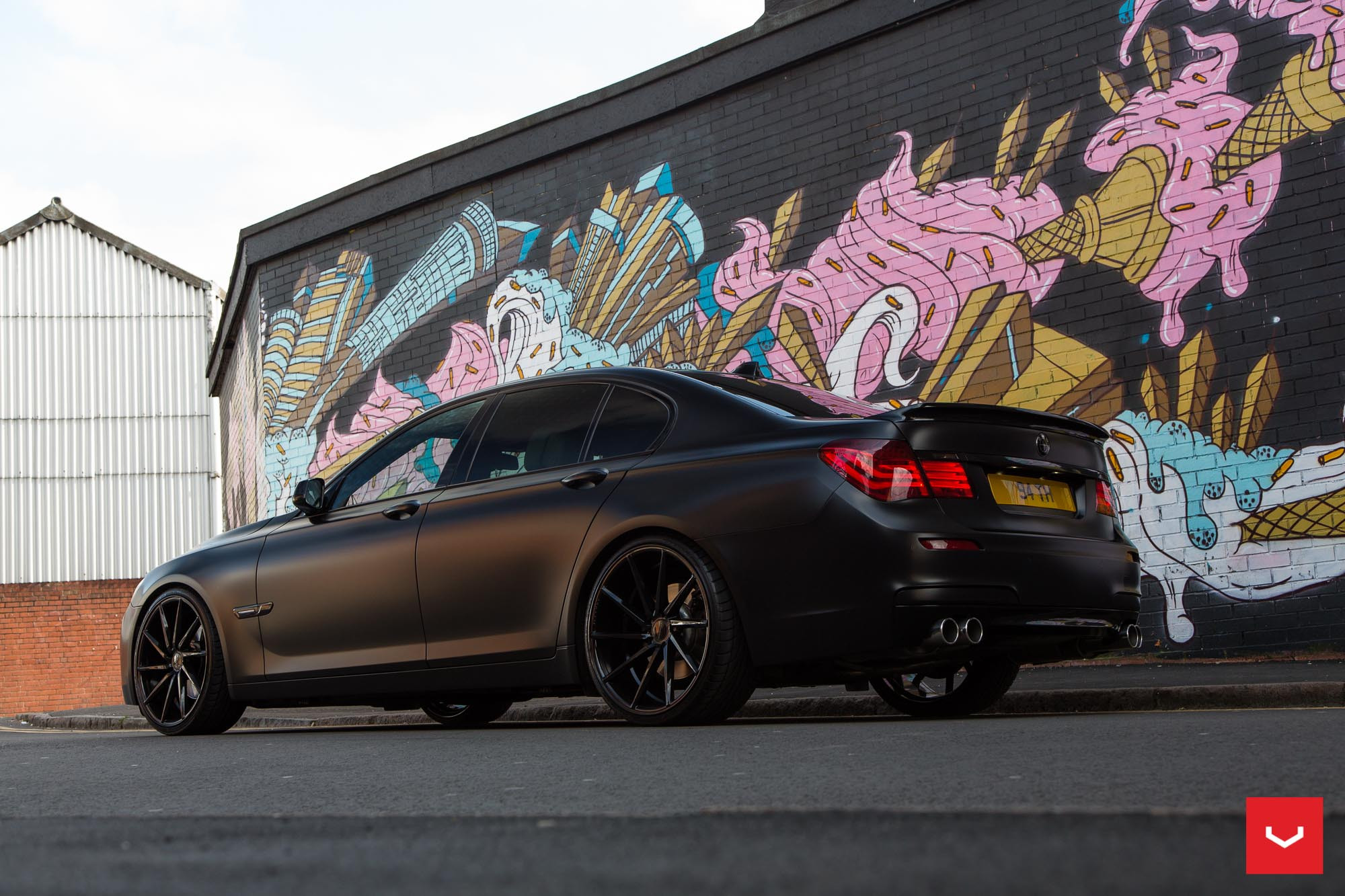 Sinister Matte Black BMW 7-Series with the Upgraded Lighting | CARiD ...