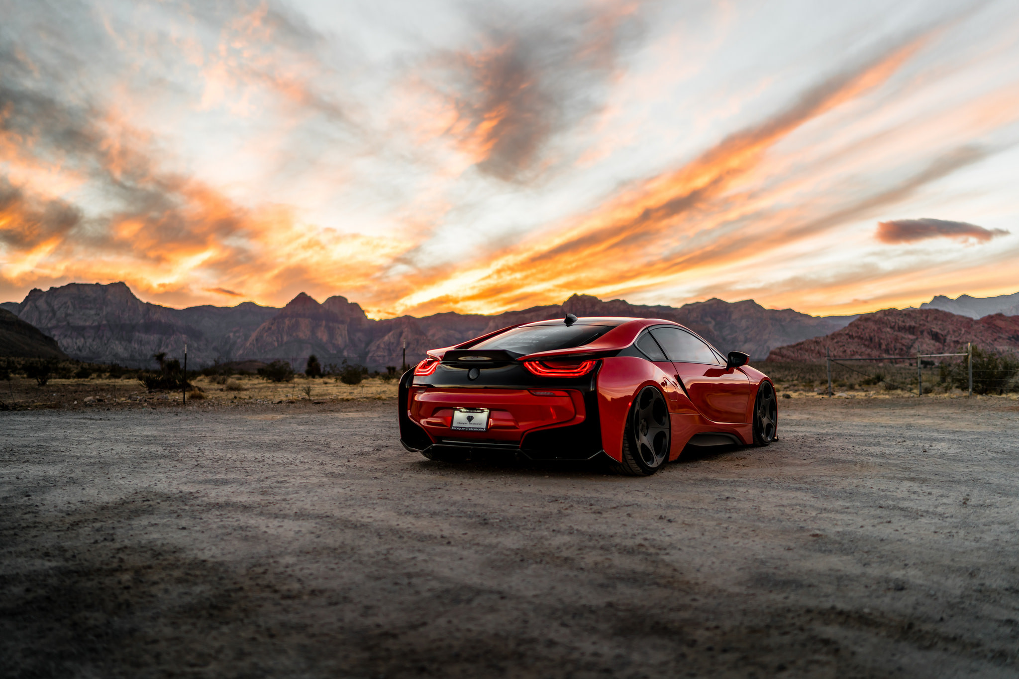 Unique Custom Solution for Red BMW i8 | CARiD.com Gallery