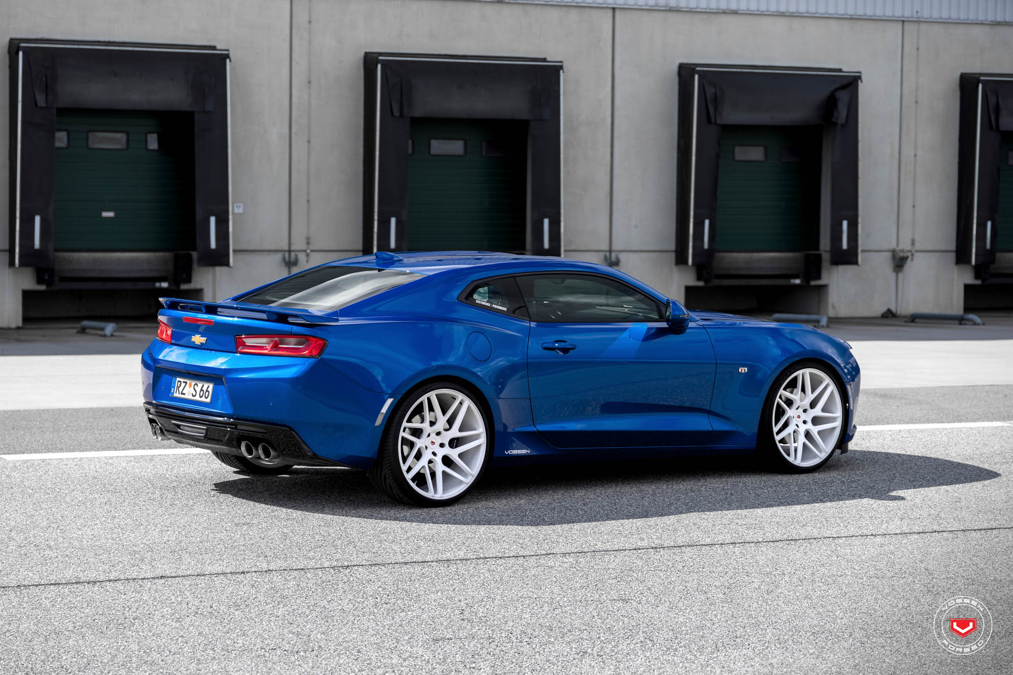 Customized Blue Chevy Camaro for a Modern Muscle Car Look | CARiD.com ...