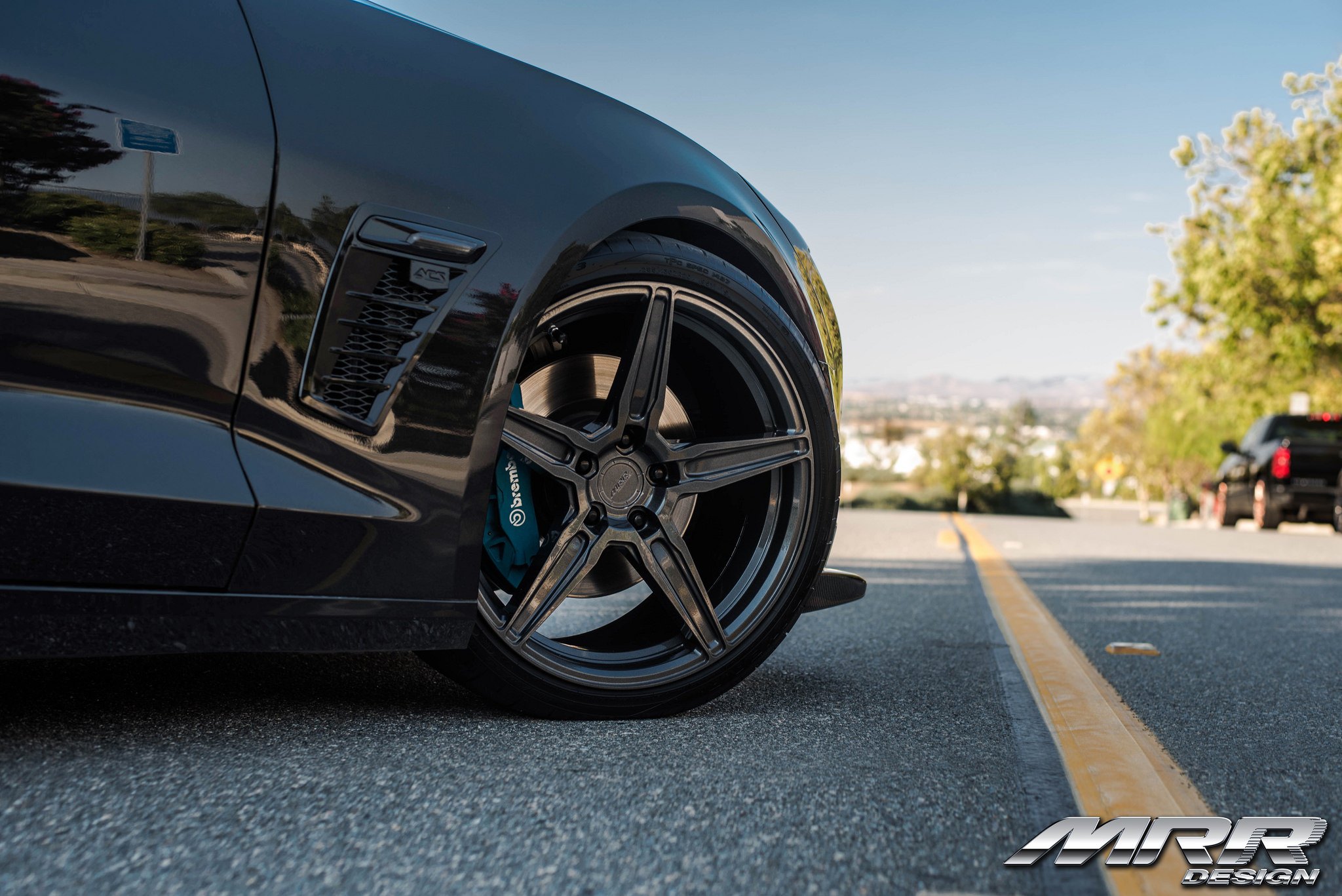 Beasty Bespoke Chevy Camaro Wearing MRR Wheels with Brembo Brakes ...