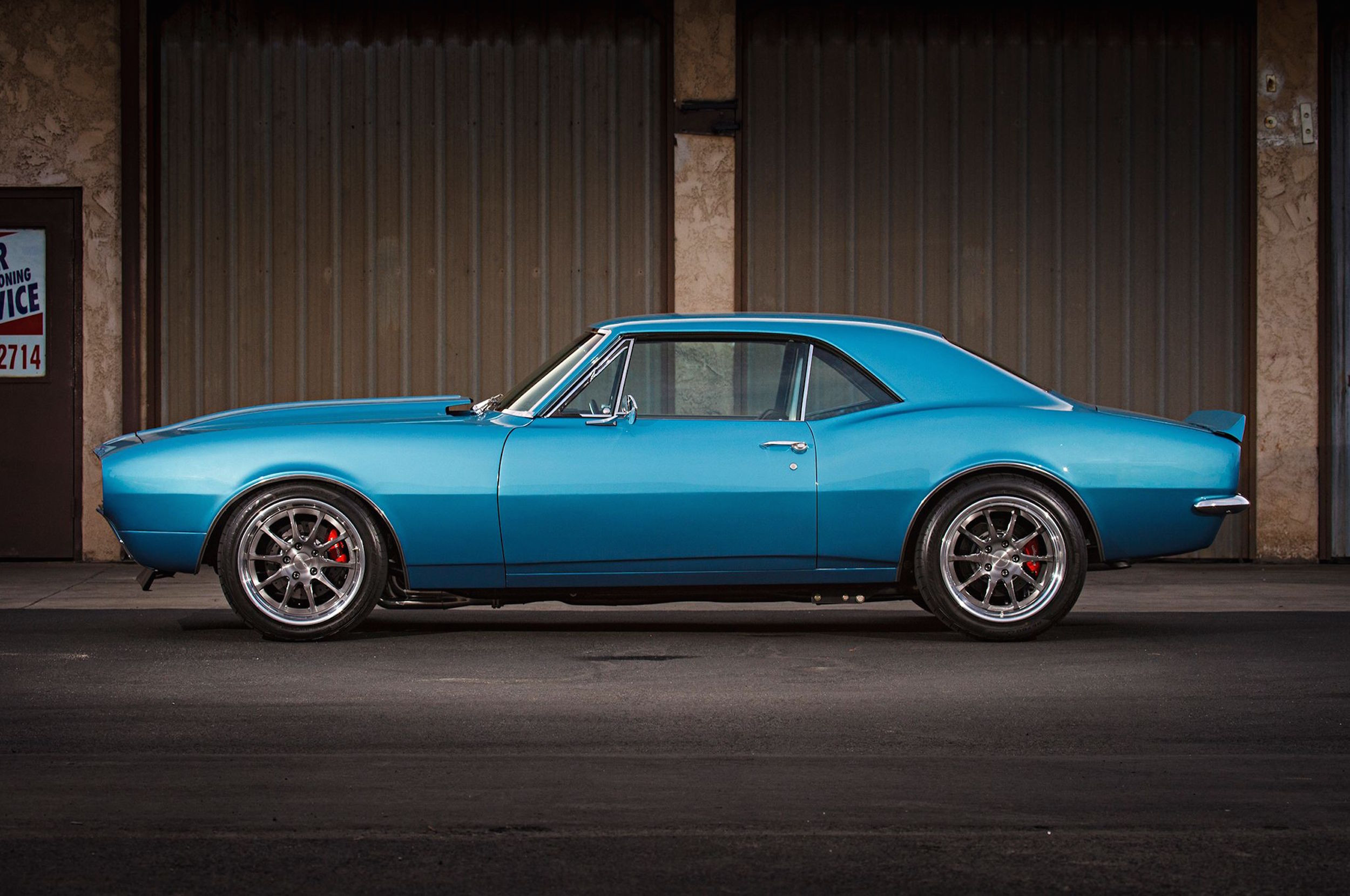 Custom Blue Chevy Camaro Shod in Bridgestone Tires | CARiD.com Gallery