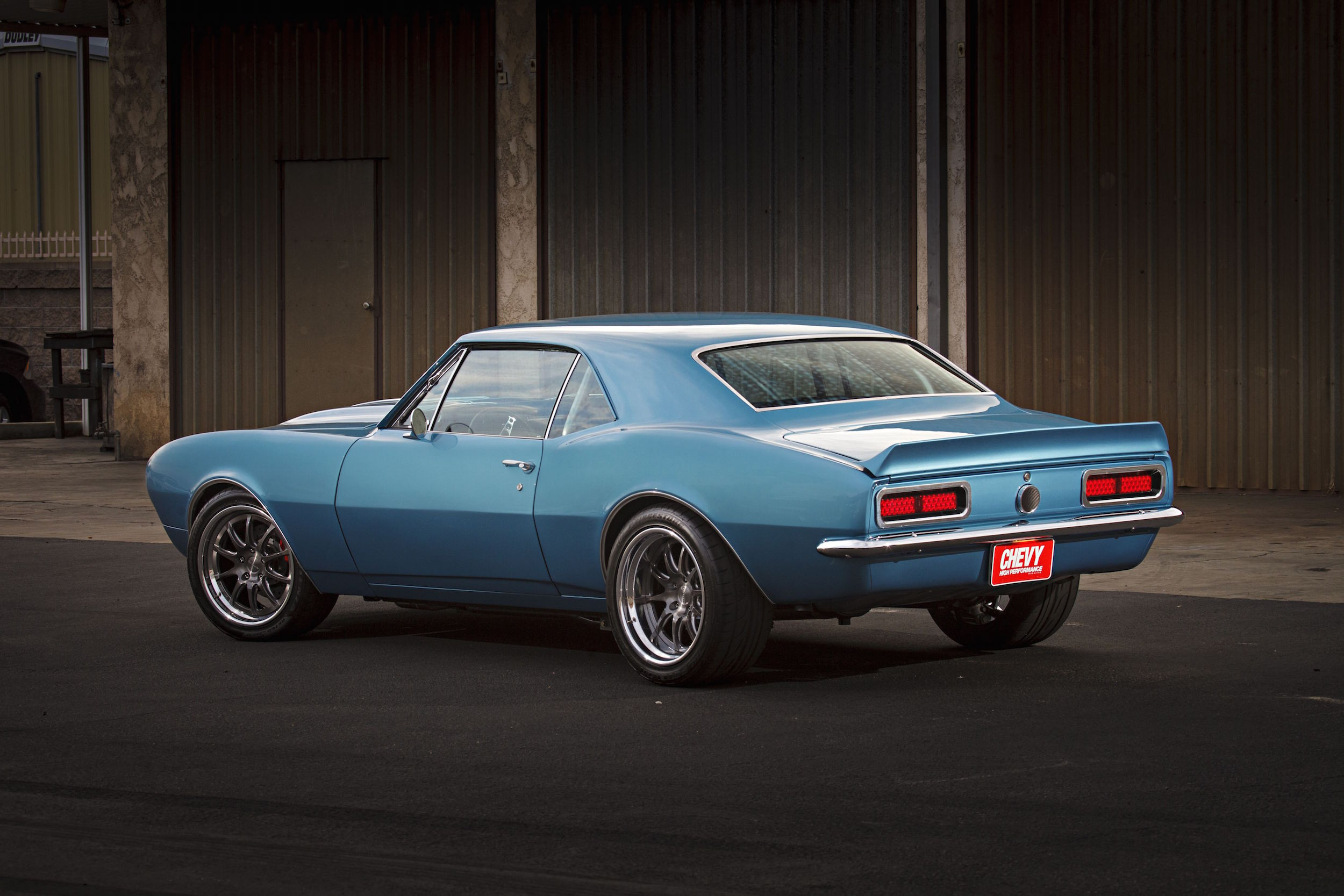 Custom Blue Chevy Camaro Shod in Bridgestone Tires | CARiD.com Gallery