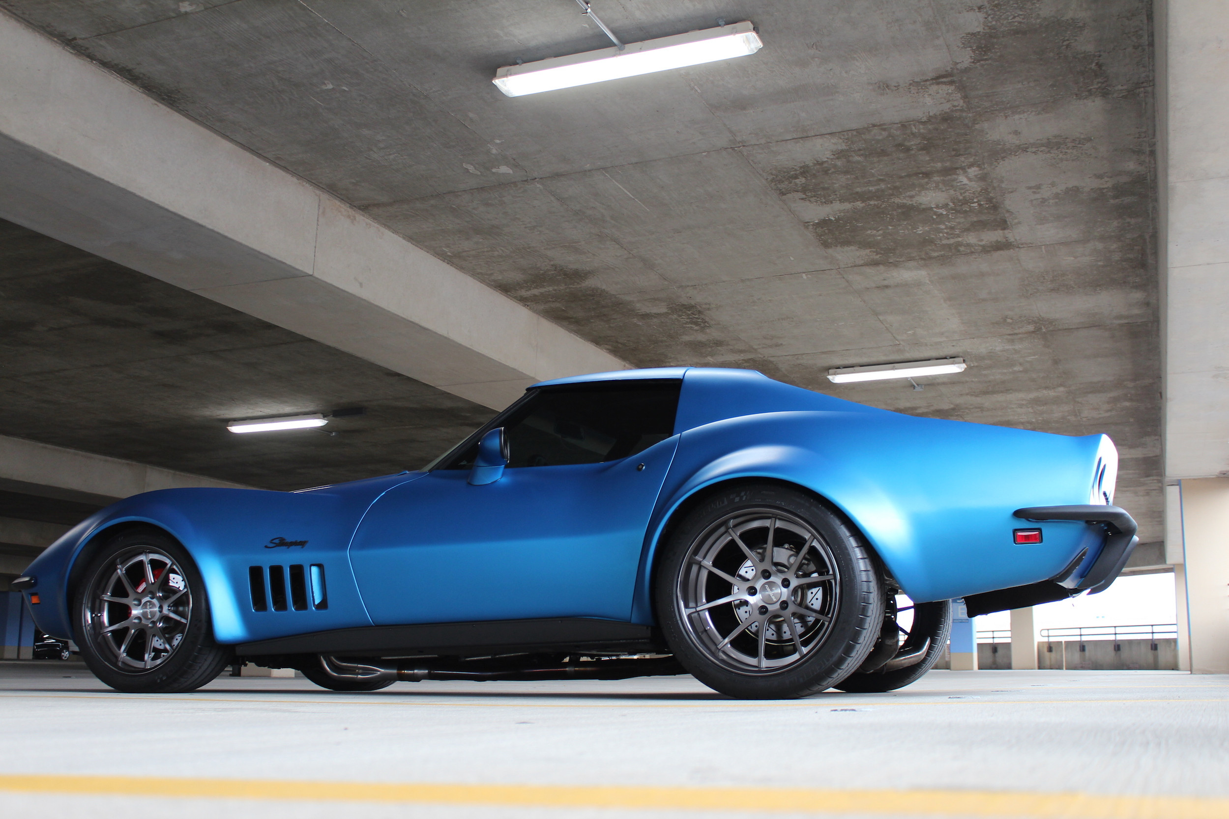 Blue Blooded: Custom Matte Blue Chevy Corvette Stingray | CARiD.com Gallery