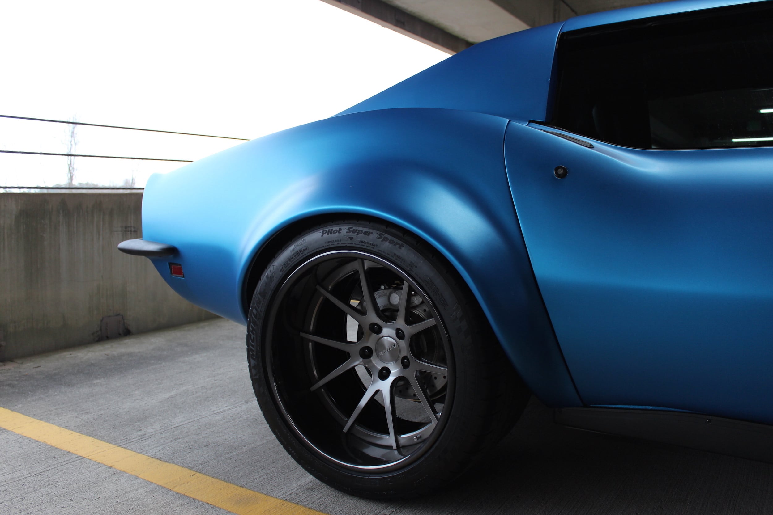 Blue Blooded: Custom Matte Blue Chevy Corvette Stingray | CARiD.com Gallery