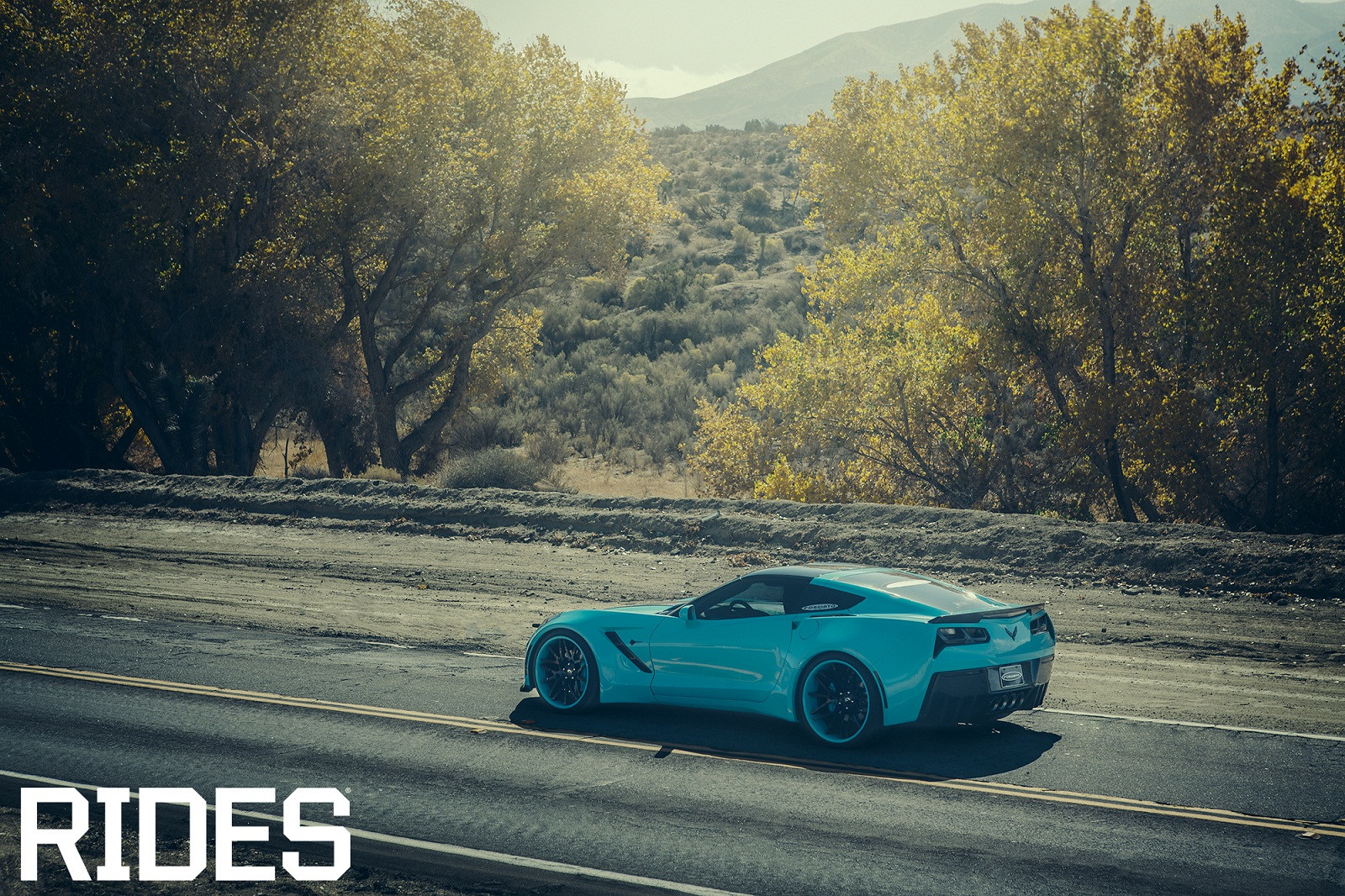 Forgiato Widebody Corvette C7 in Sky Blue | CARiD.com Gallery