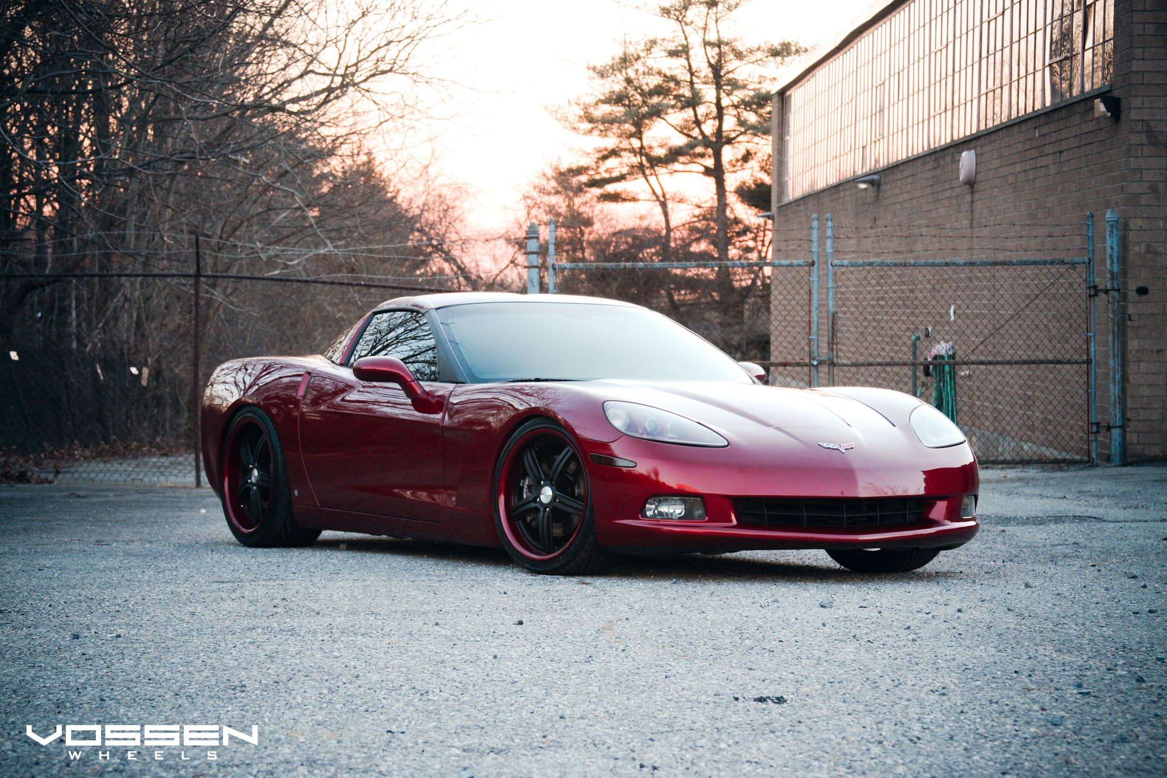 Custom Cherry Red Corvette Attention Stealer | CARiD.com Gallery