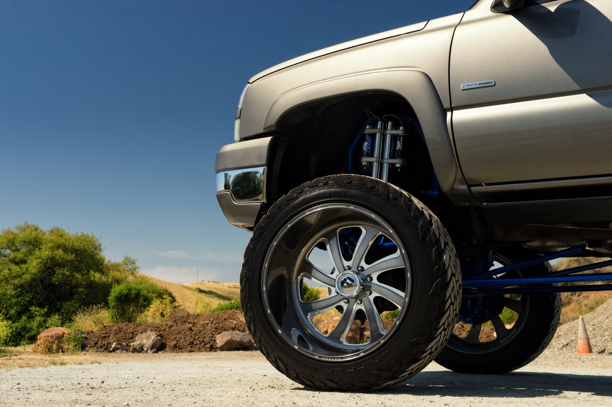 Classy Silverado gets a Big Lift and Wide Fuel Off-road Wheels | CARiD ...