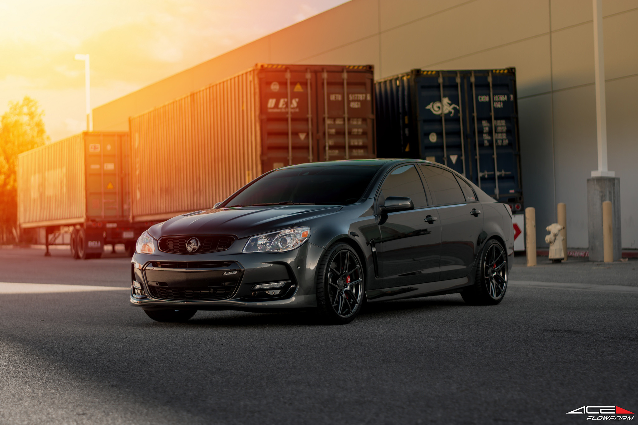 Ace Alloy Flowform Wheels Give a Customized Look to Gray Chevy SS ...