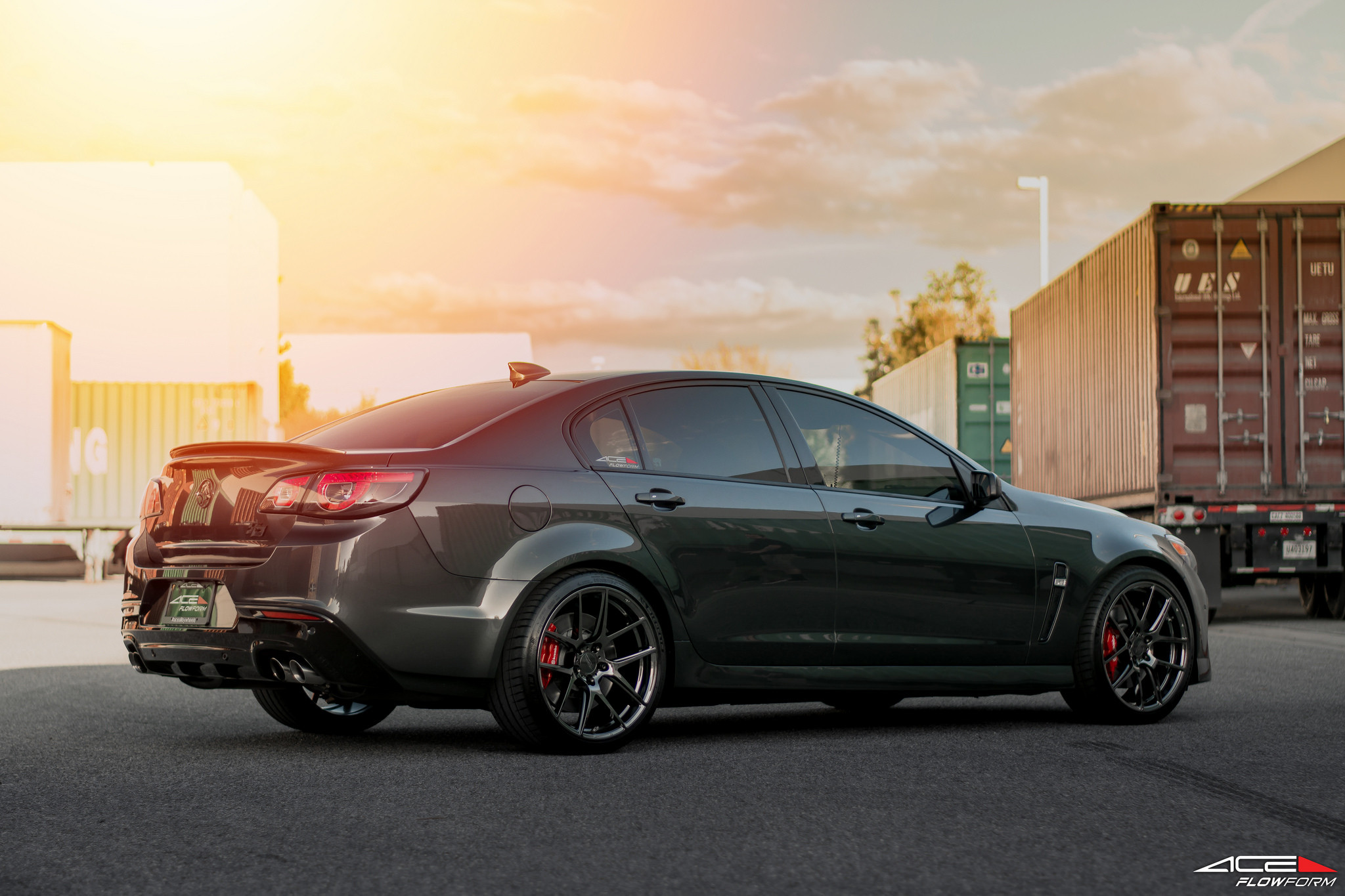 Ace Alloy Flowform Wheels Give a Customized Look to Gray Chevy SS ...